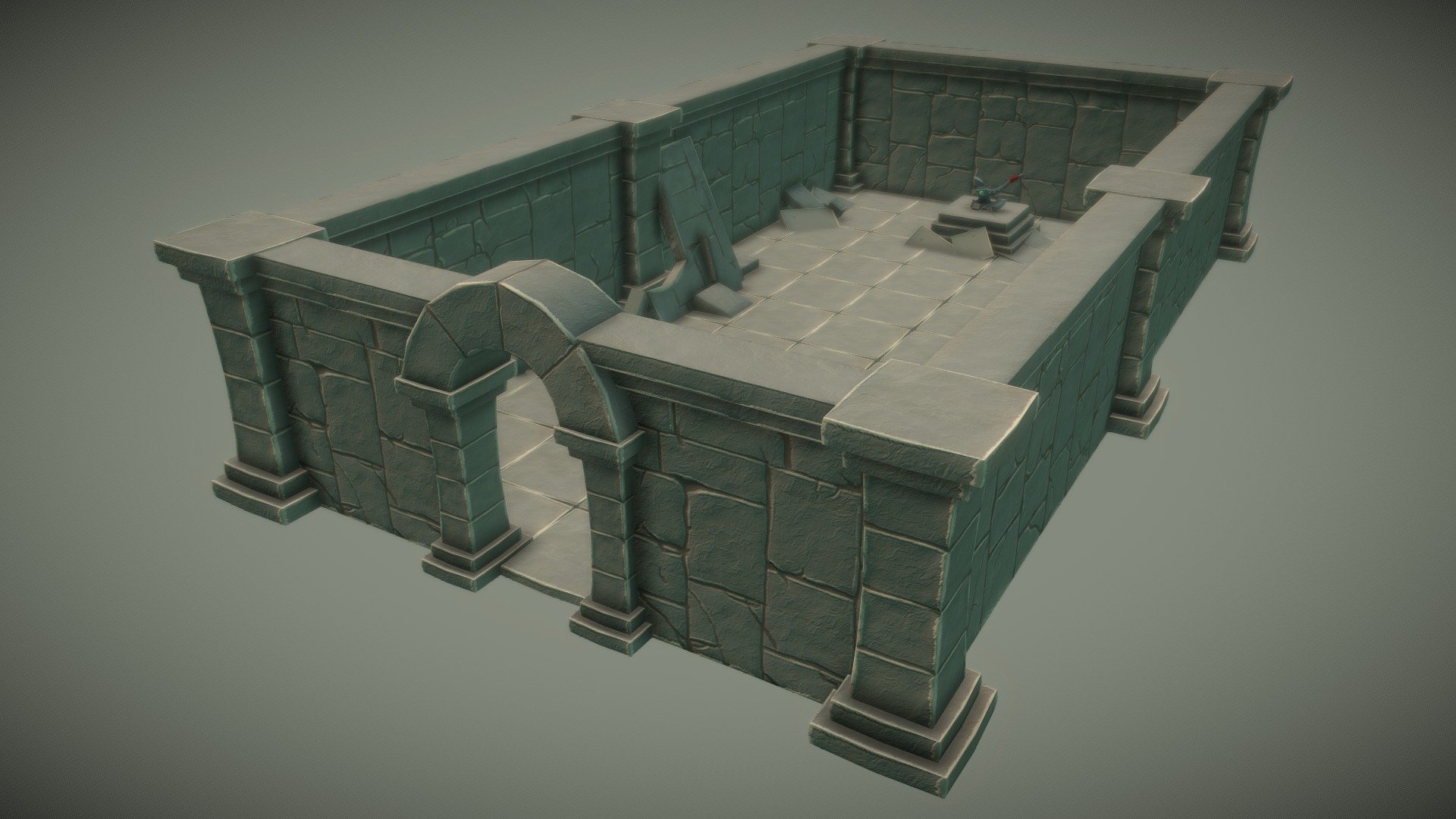 Ancient Dungeon - 3D model by UltraFabulous20 [b82bd00] - Sketchfab