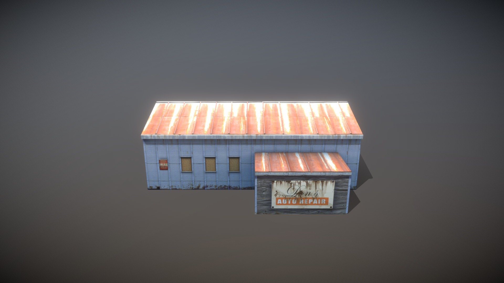 Abandoned Repair Shop - 3D model by AdamNer (@ANaresky1) [b82ed19 ...