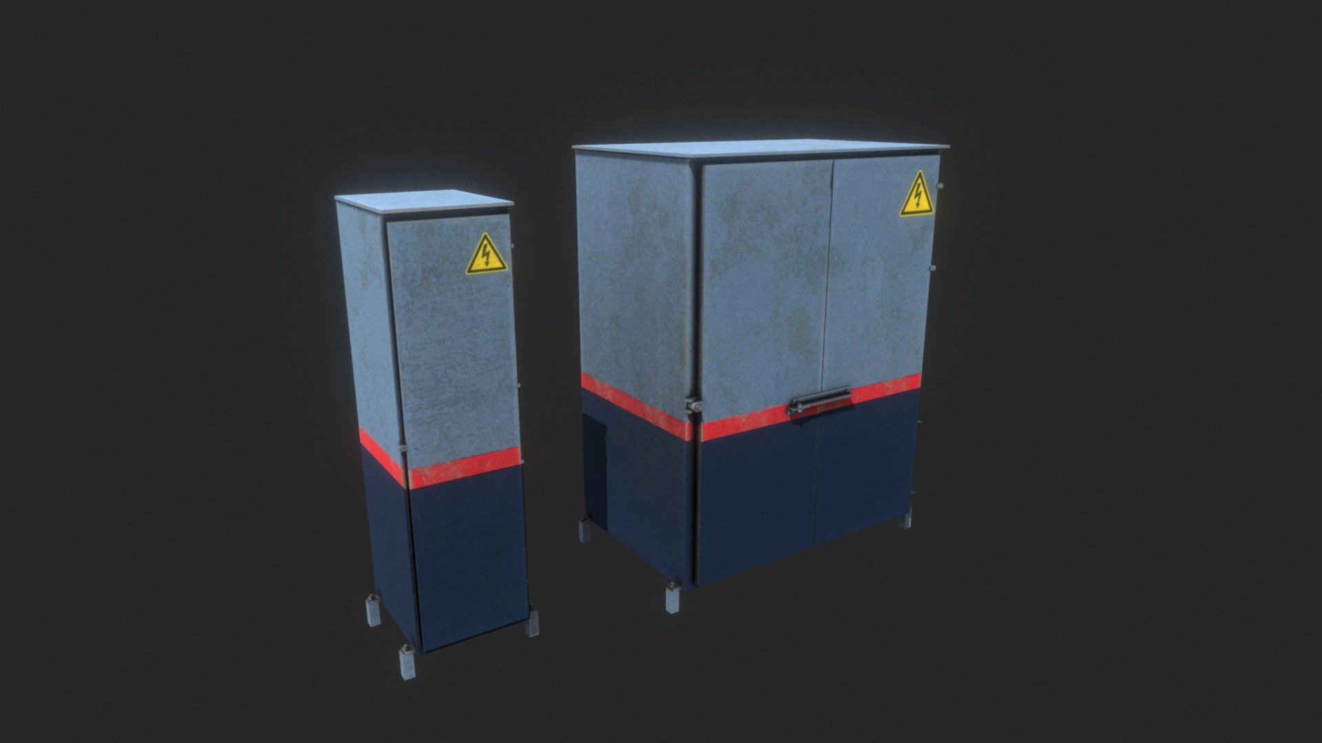 Railway Electrical box - 3D model by Room505 [b830b31] - Sketchfab