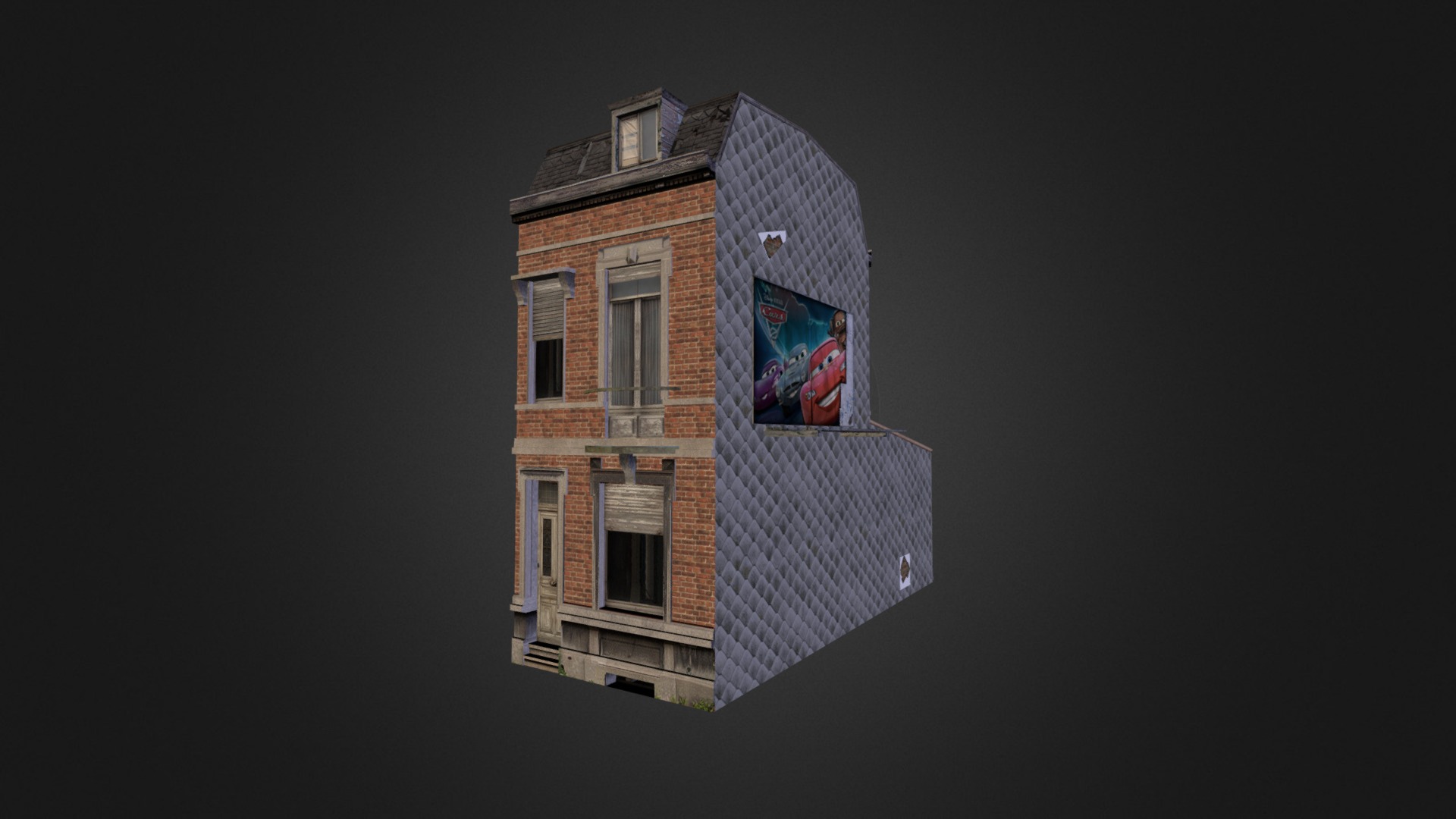 House With Tileable Textures - 3D model by r-a-n-d-o-m [b831a84 ...