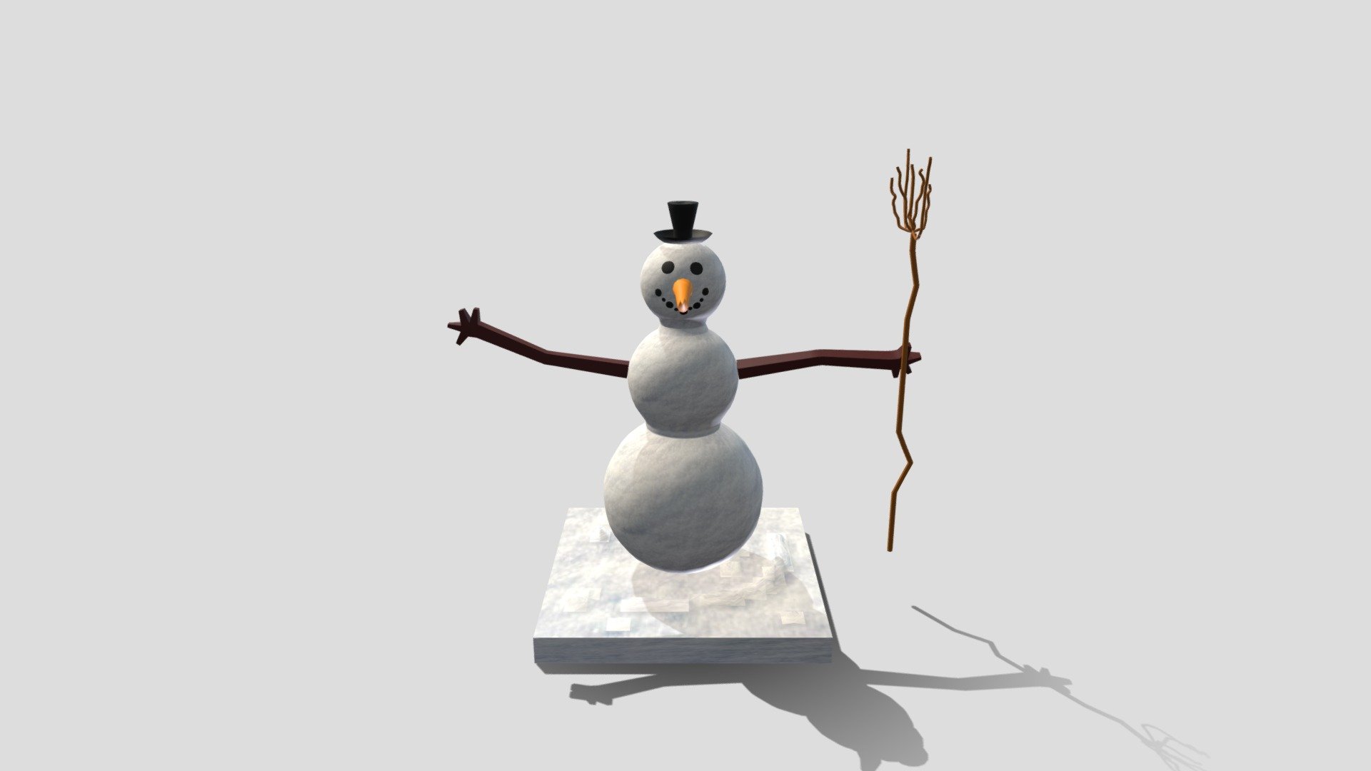 My First 3D Modelling Snowman - 3D model by Huang_2048 [b832bce ...