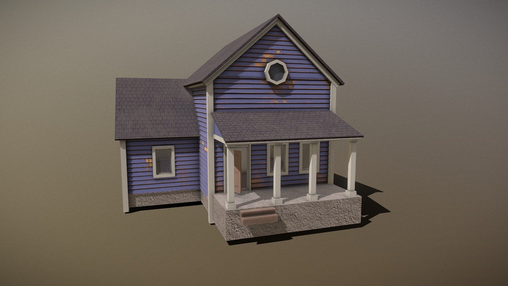 Suburban House Download Free 3D Model By Mbuannoart b8375c5 Sketchfab