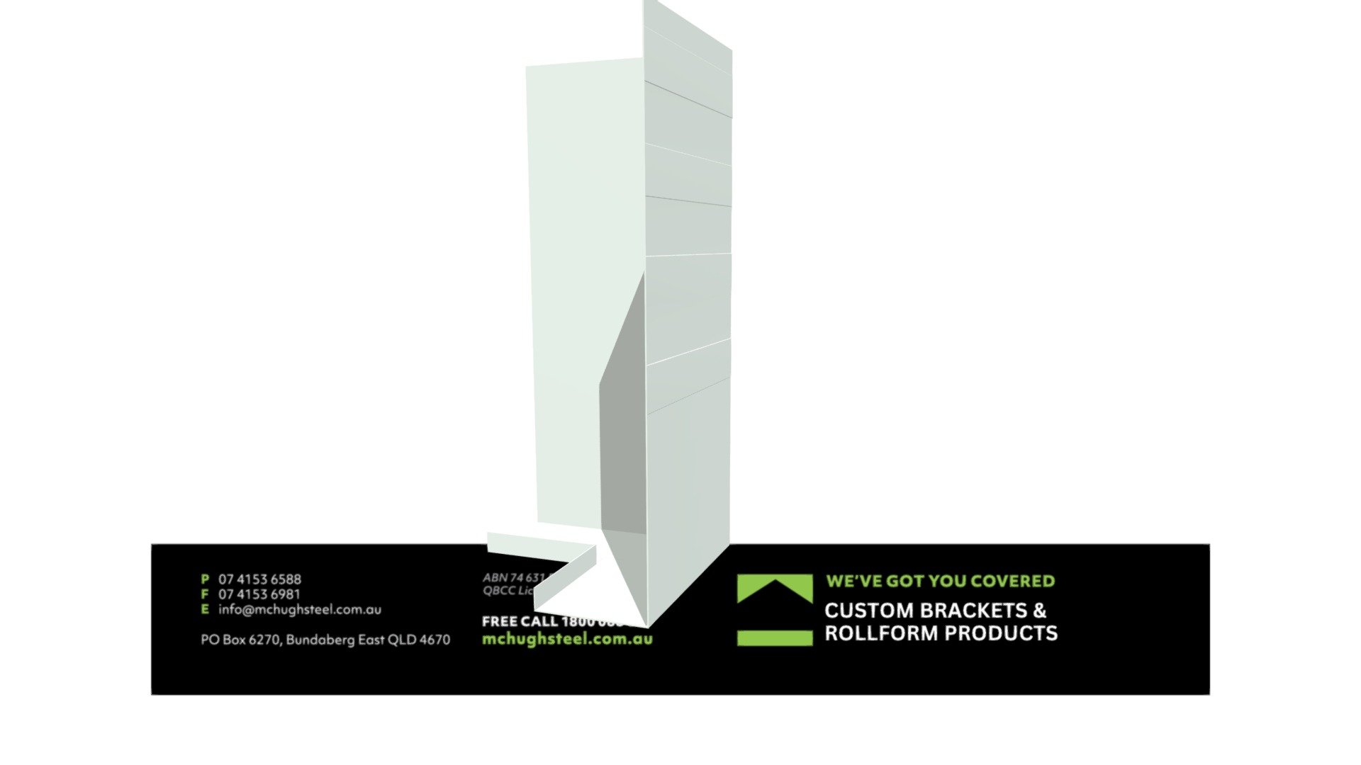 FAEMDW Fascia External Mitre Dover White - 3D model by mchughsteel ...