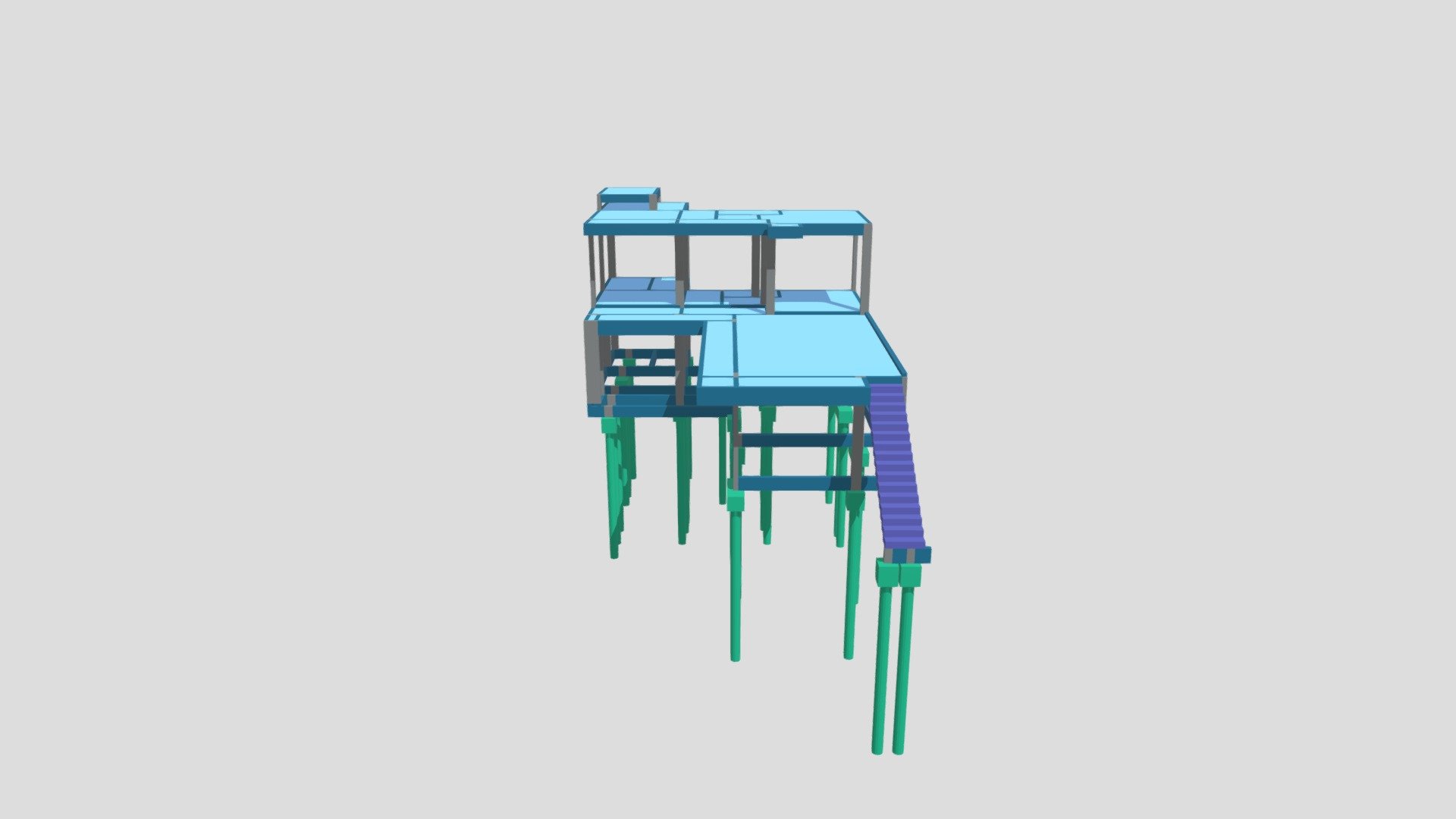 3D Estrutural Arco Íris Q-04 L-10 - 3D model by Base Real Engenharia ...