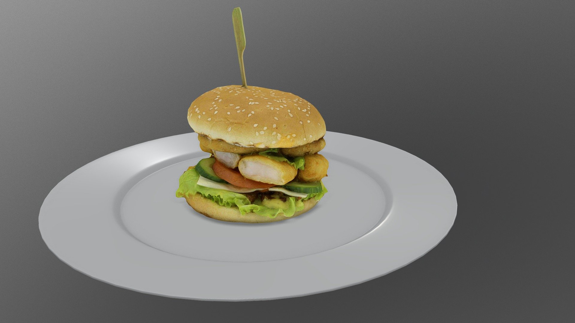 ARMY BURGERS: Боцман - 3D model by Menu AR (@menu_ar) [b83c2c1] - Sketchfab
