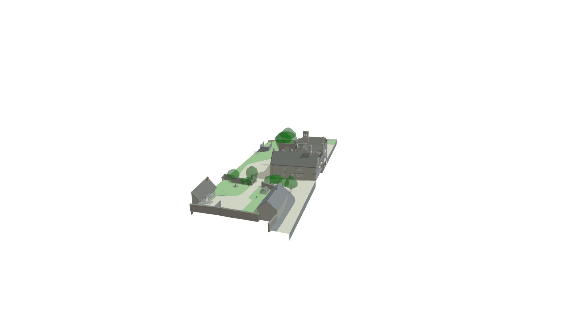 Combe House - 3D Building Model (V,C) - 3D model by Holding Page ...