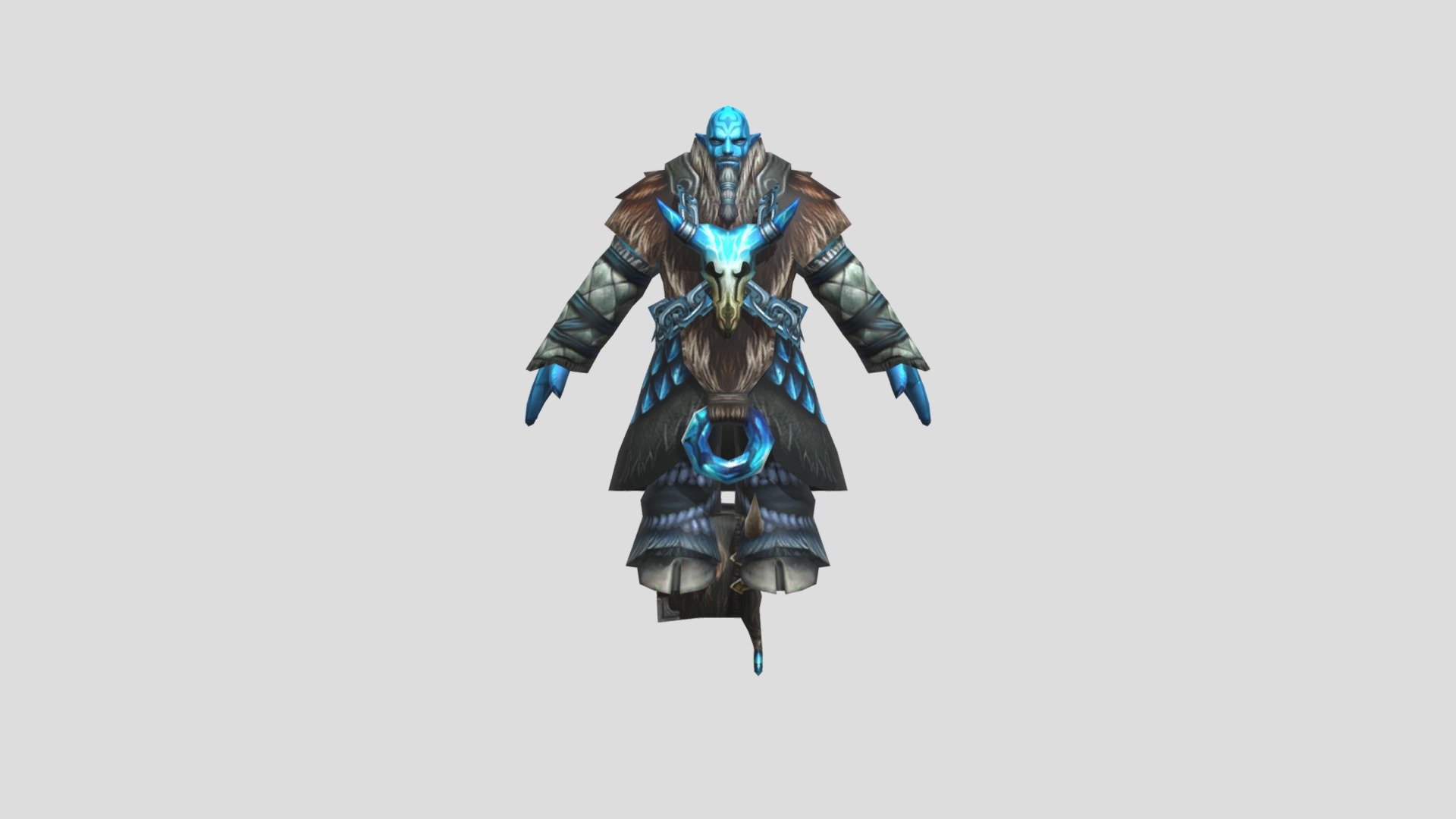 Monster_ Frost Giant_ Shaman_ Vari01 King's raid - Download Free 3D ...