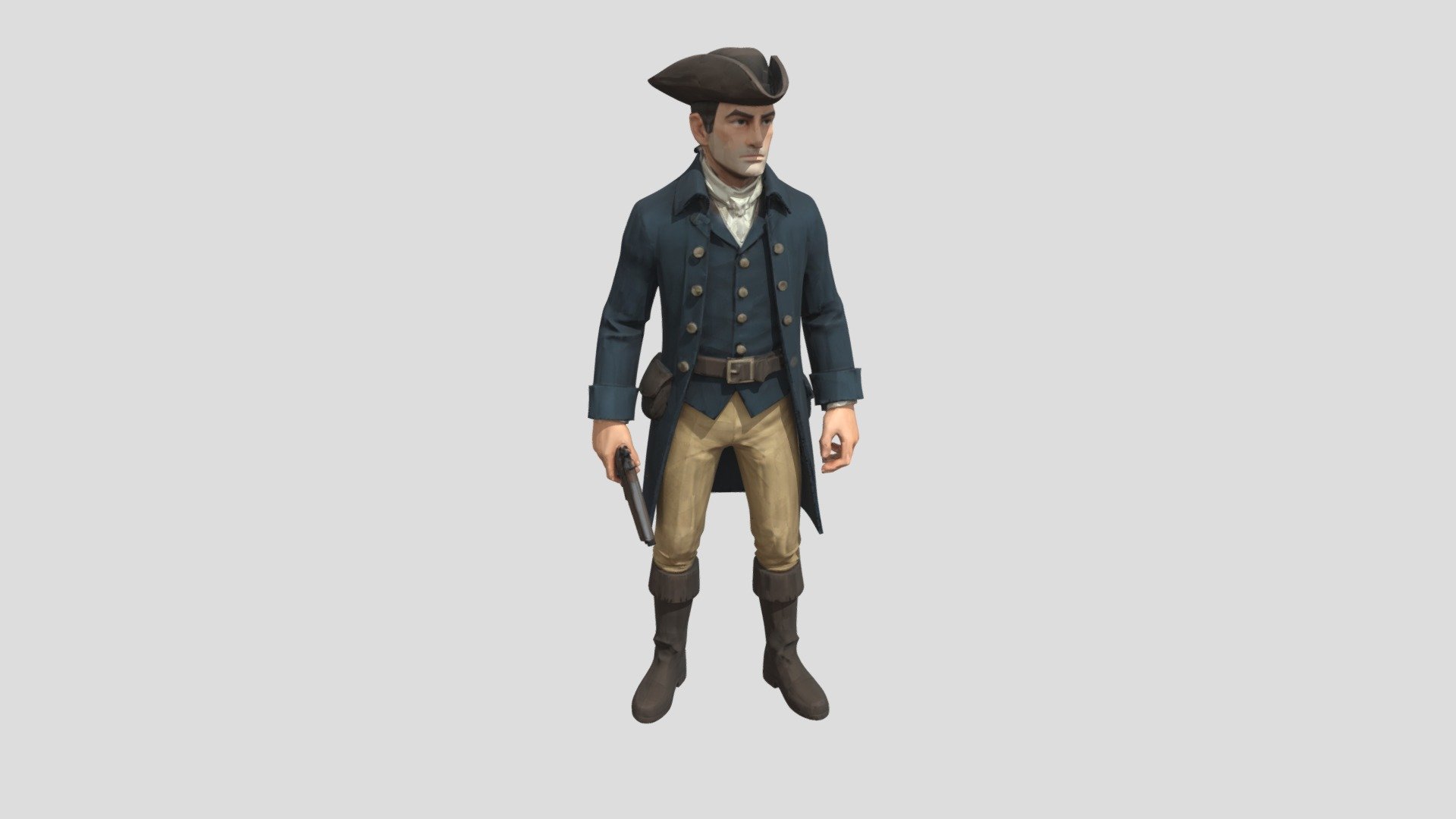Colonial Adventurer - Download Free 3D model by StephJJJ1 [b83e0b0 ...