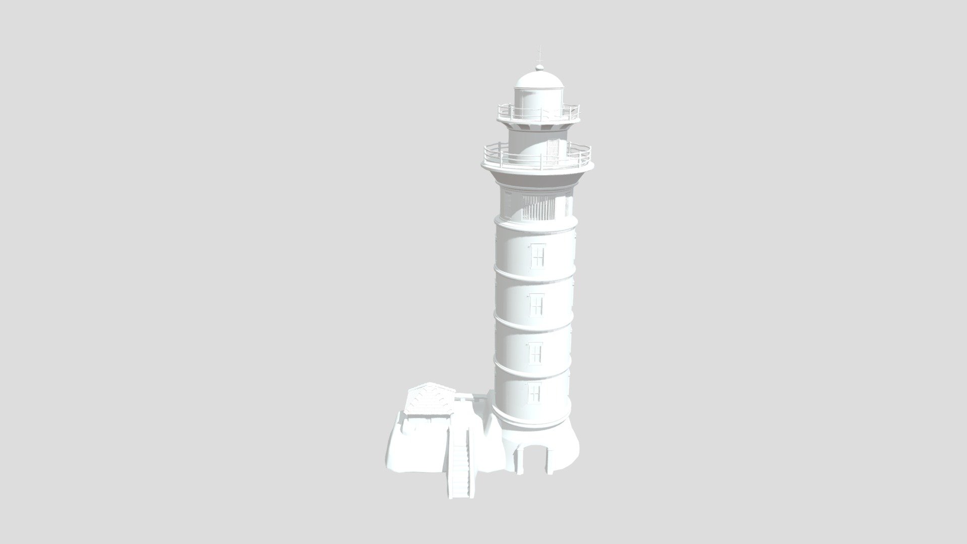 3D Lighthouse Model - 3D model by vfxshashwat [b841b41] - Sketchfab