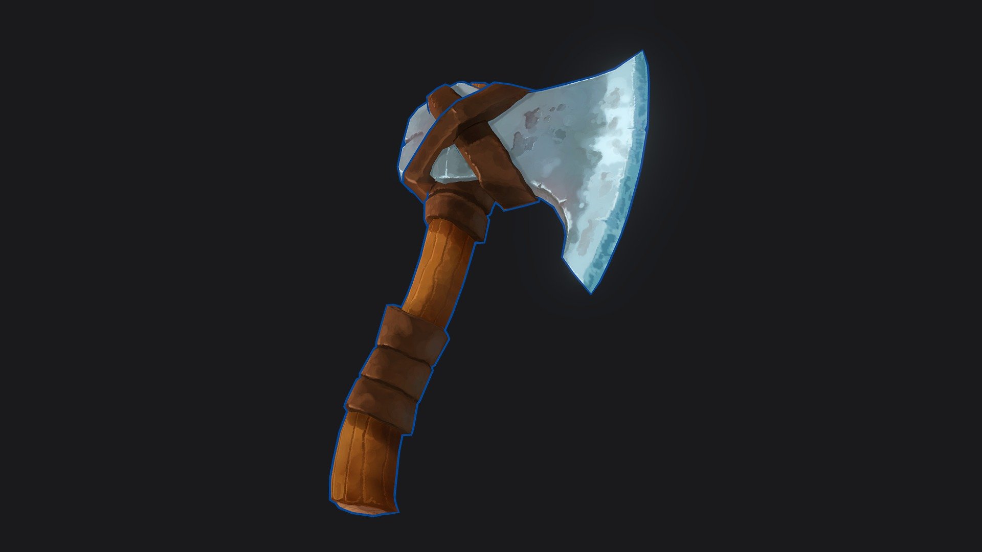 Game Axe - 3D model by deer trash (@cgeugen) [b84365e] - Sketchfab