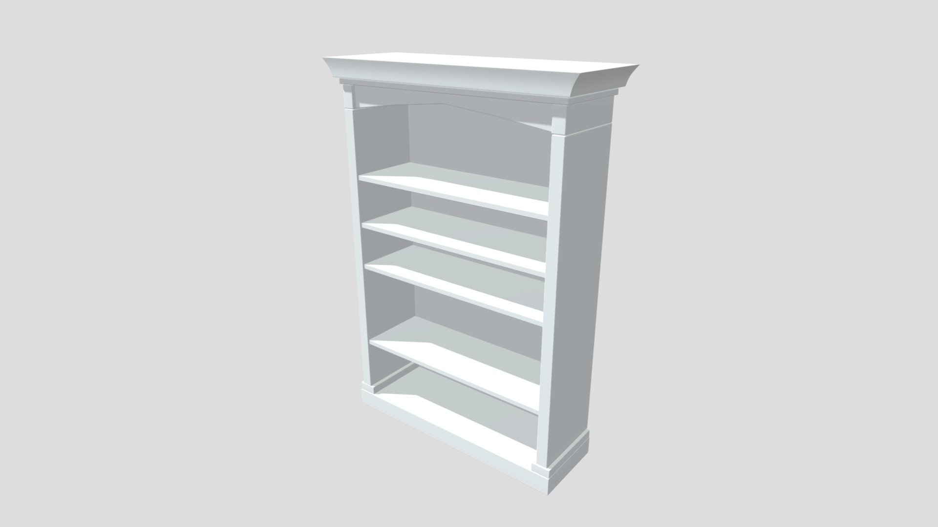 Bookcase - 3D model by araiguma [b84414e] - Sketchfab