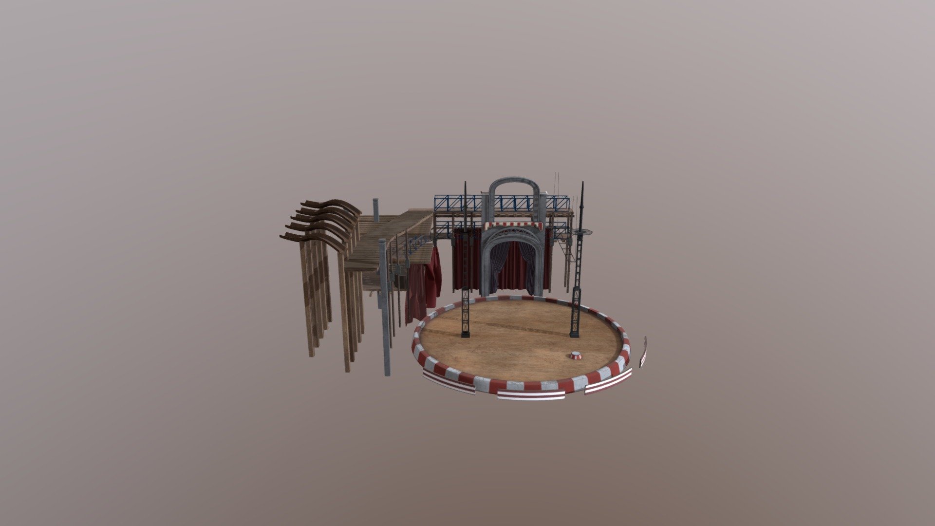 Circus stage - Download Free 3D model by Xingyue (@yangxyyyst) [b84529c ...