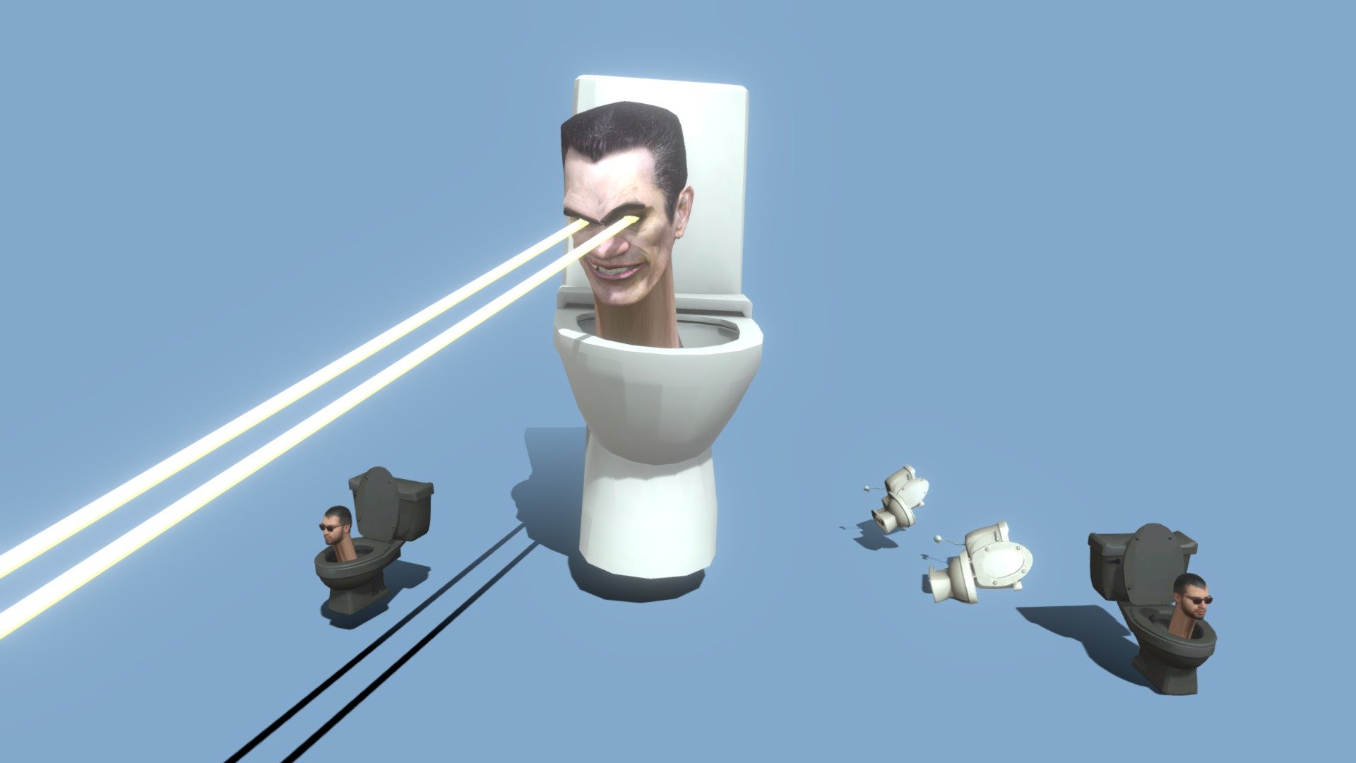 G-toilet - Download Free 3D model by Speaker Man 3.0 (@speakerman3.0 ...