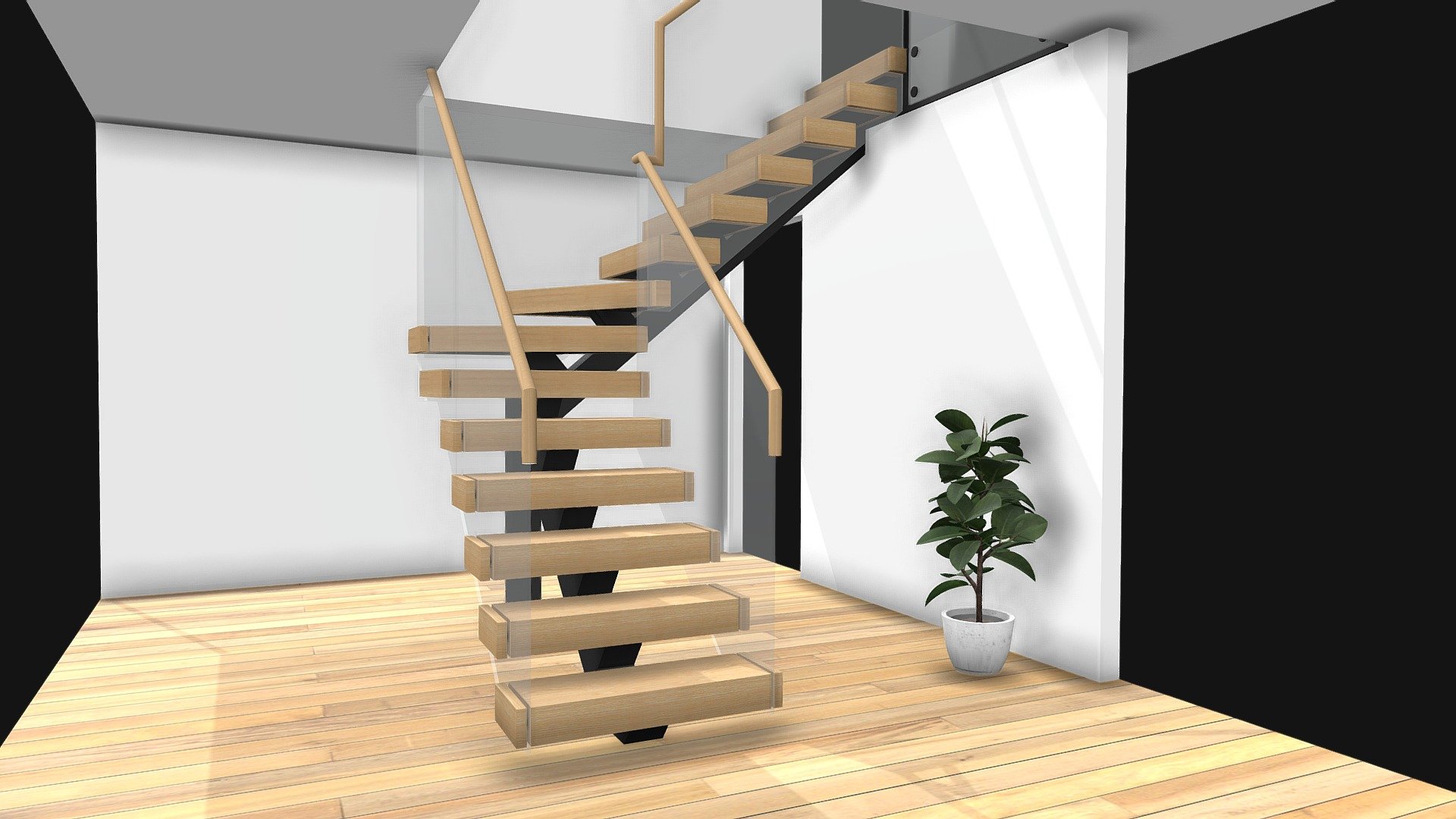 24035 Rhymer - Initial Design - 3D model by The Metal Staircase Company ...