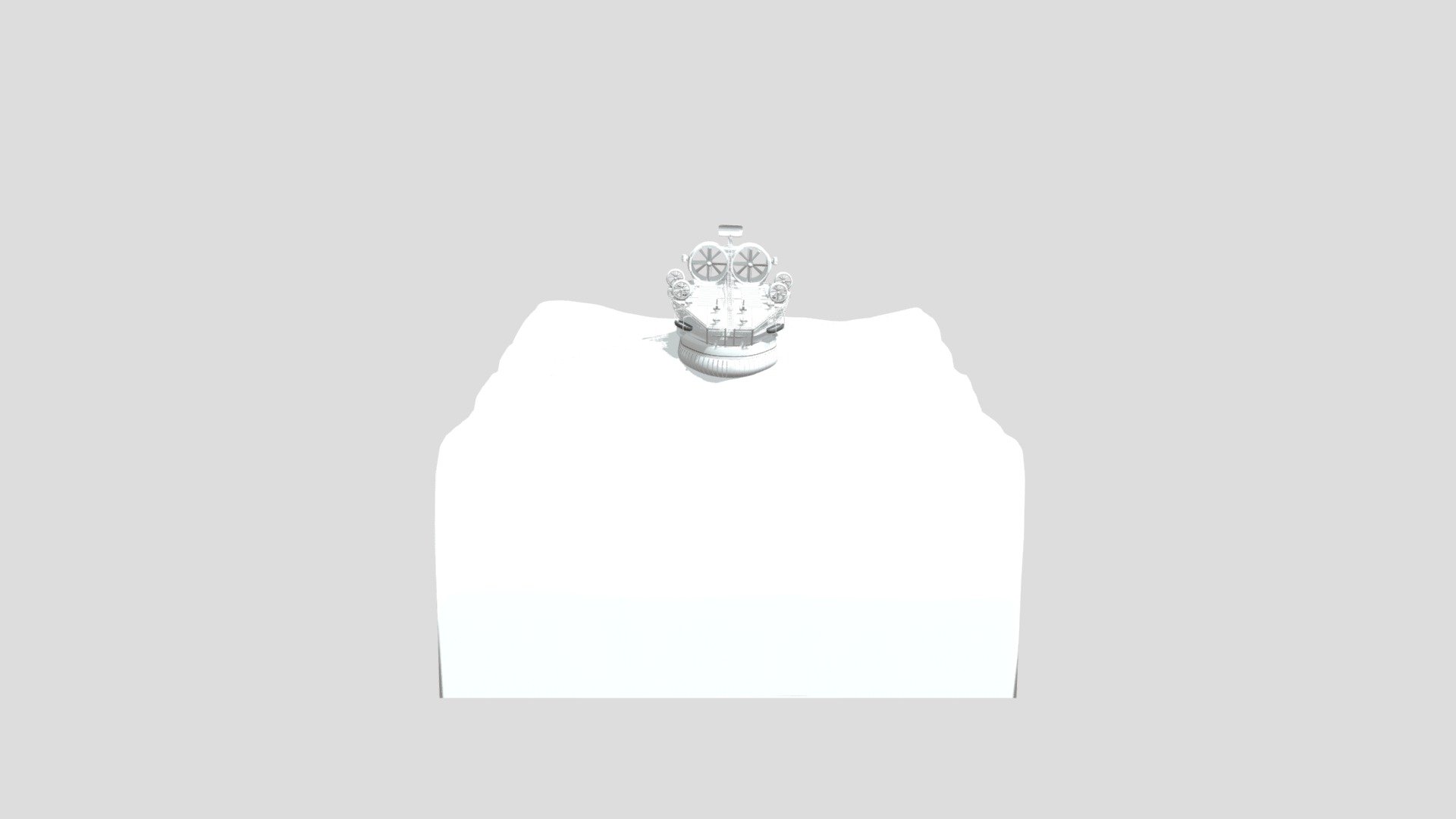 Animated_Ocean_Scene (all white) - Download Free 3D model by Yameez ...