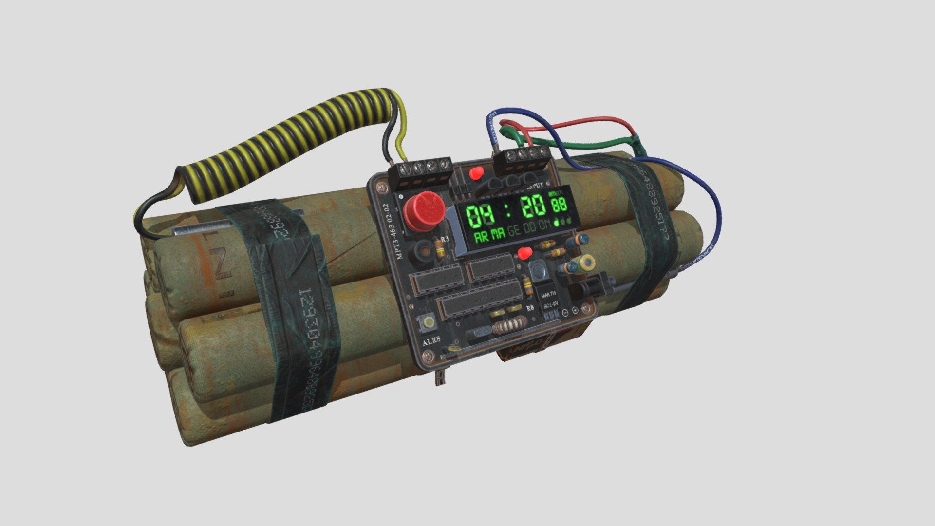 Time Bomb - Buy Royalty Free 3D model by luxe3dworld [b84794f ...