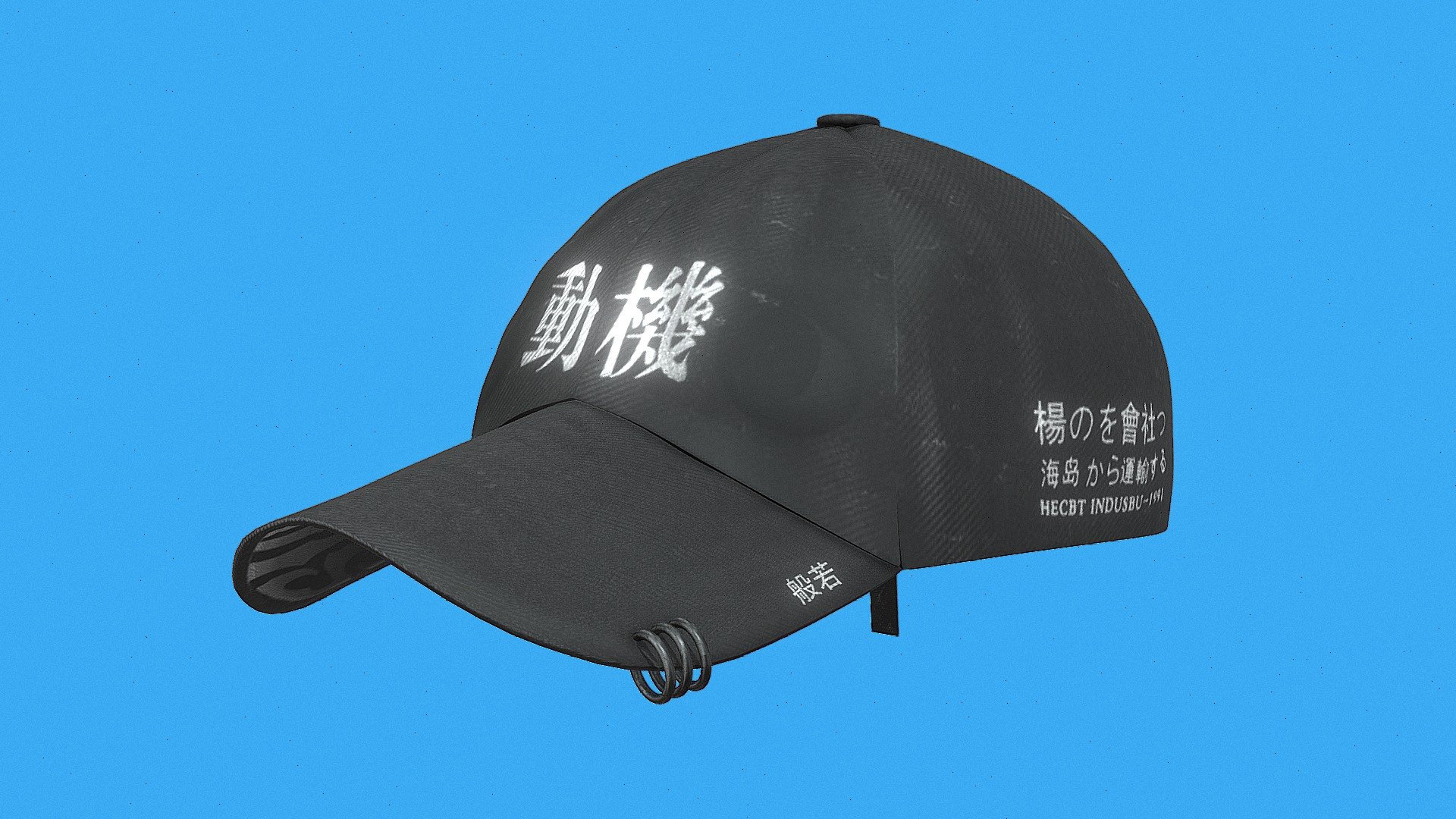 Cyberpunk Baseball Cap 3D Model - 3D model by ℜ𝔢𝔞𝔩 𝔖𝔩𝔦𝔪 𝔖𝔥𝔞𝔡𝔶 (@real ...