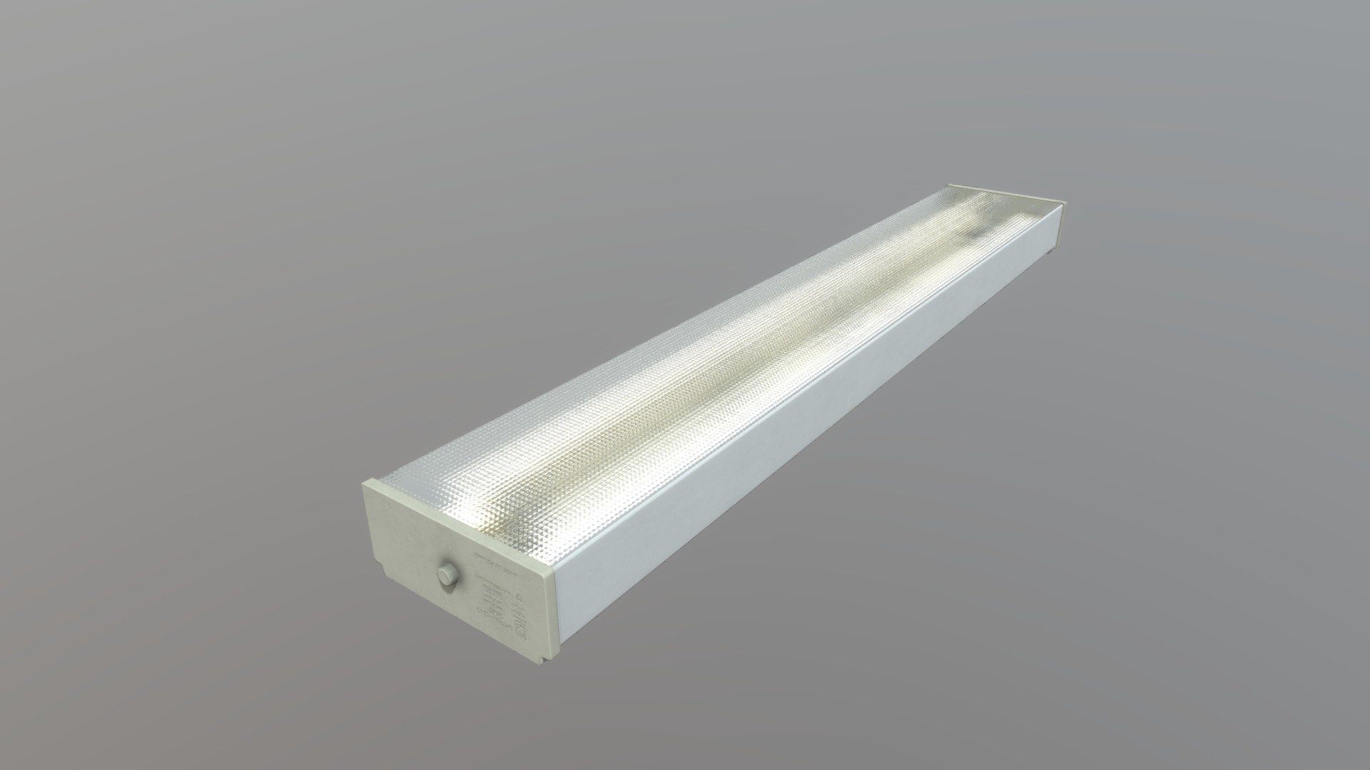 Soviet fluorescent lamp OKPVm-240 - Buy Royalty Free 3D model by Vadim ...
