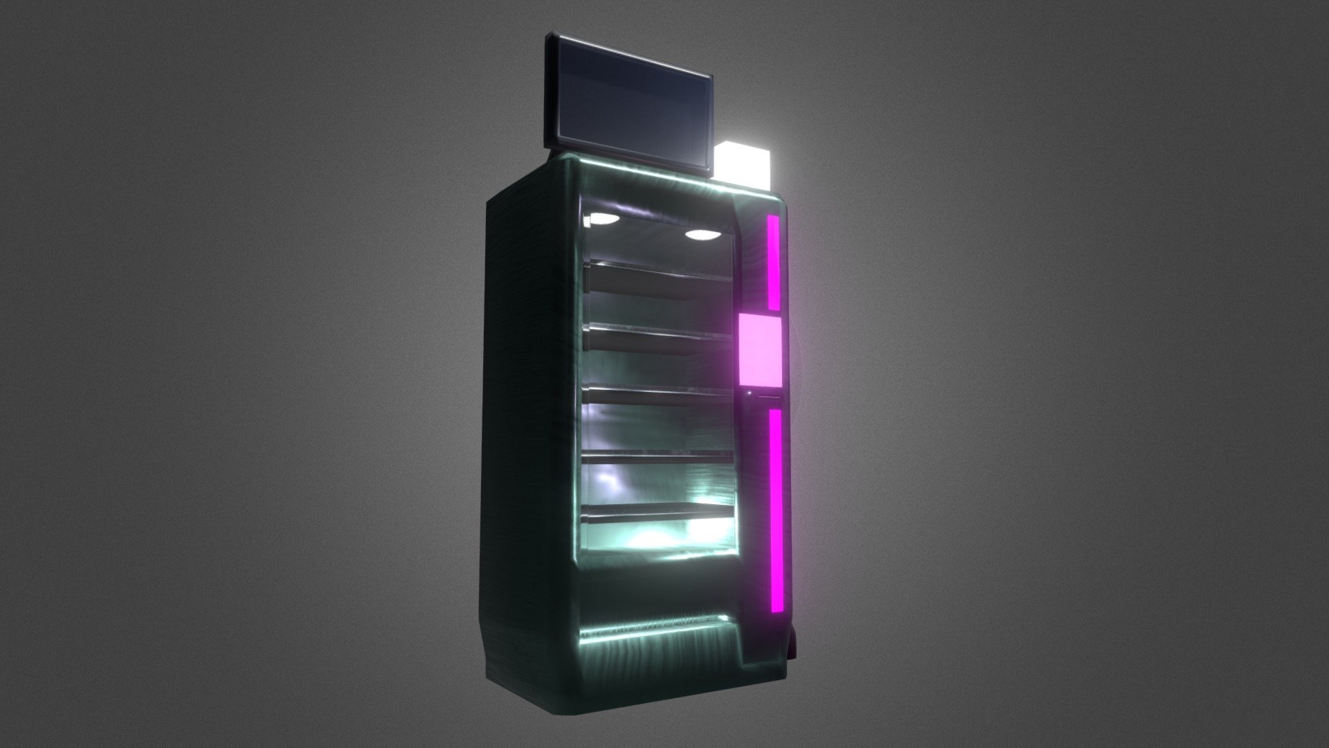 Broken Vending Machine - 3D model by Verdant (@verdant.stu) [b84aa40 ...