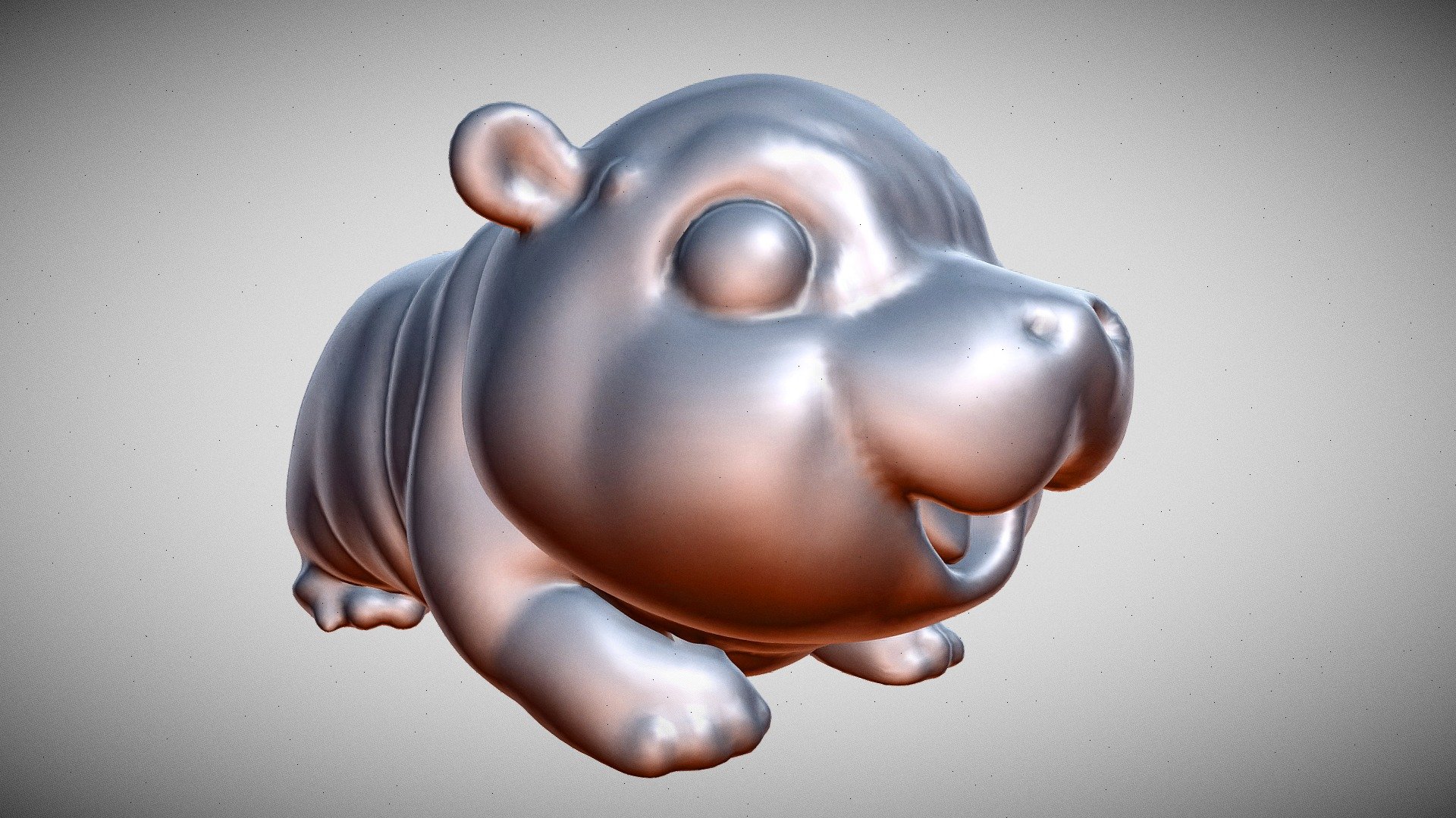 Moo Deng v1 - 3D model by design ap (@like2019) [b84adfb] - Sketchfab