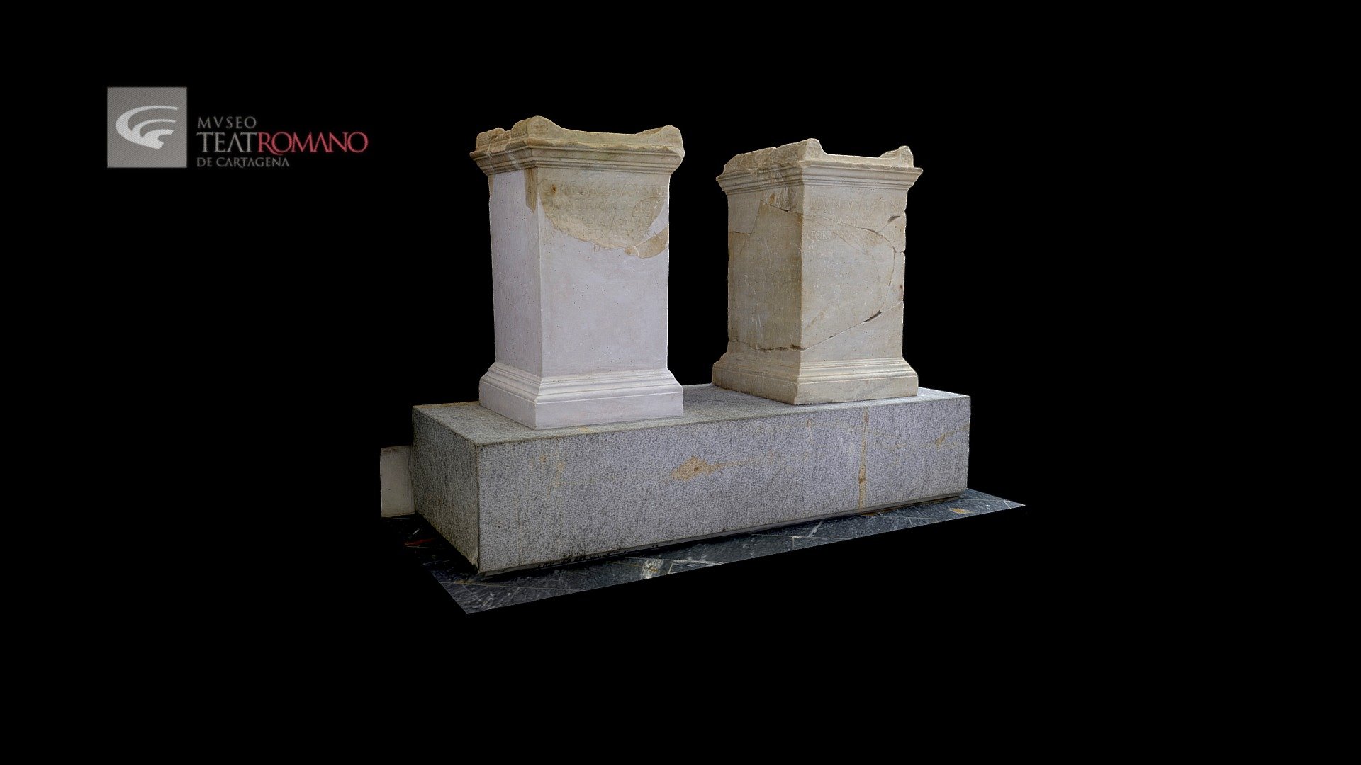 Altars of Caius Caesar and Fortune - 3D model by Museo Teatro Romano de ...