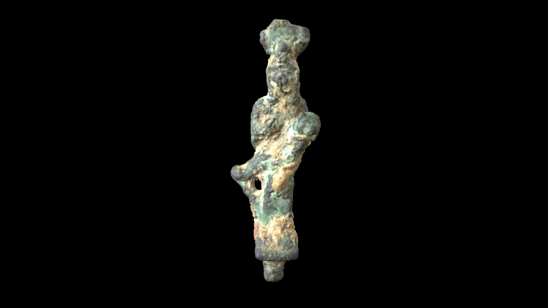 Seated Isis Figure with Child Horus - 3D model by Harvard Museum of the ...
