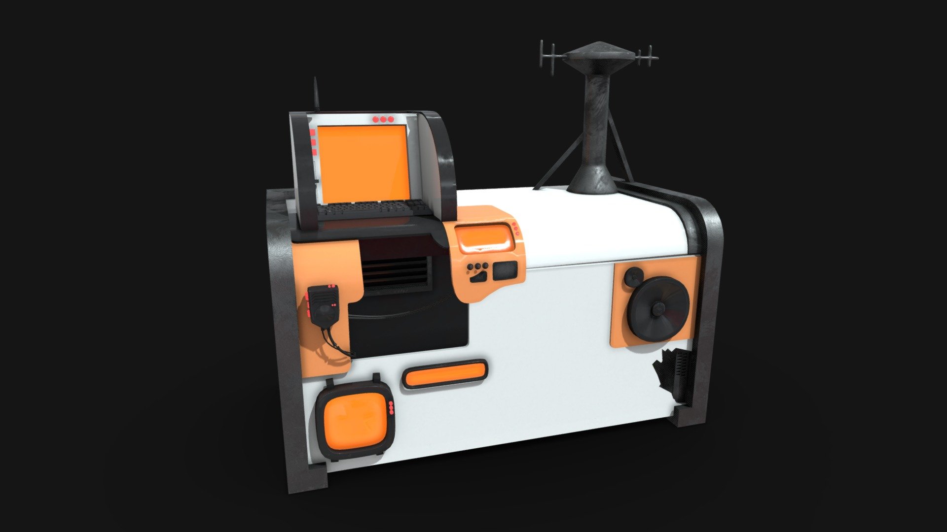 Makeshift Radio - 3D model by Yorus01 [b84feff] - Sketchfab