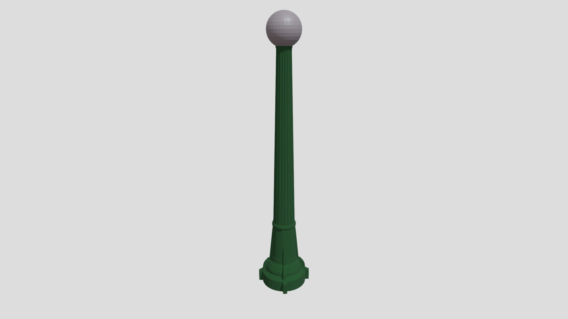 Simple lamp post - 3D model by julioaraujo0300 [b850625] - Sketchfab