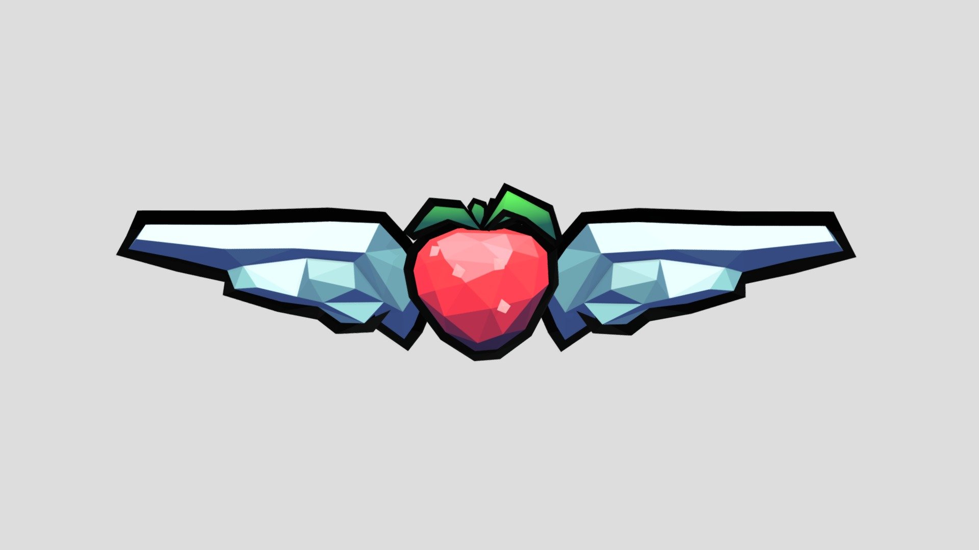 Strawberry With Wings Celeste 64 - Download Free 3D model by javier ...