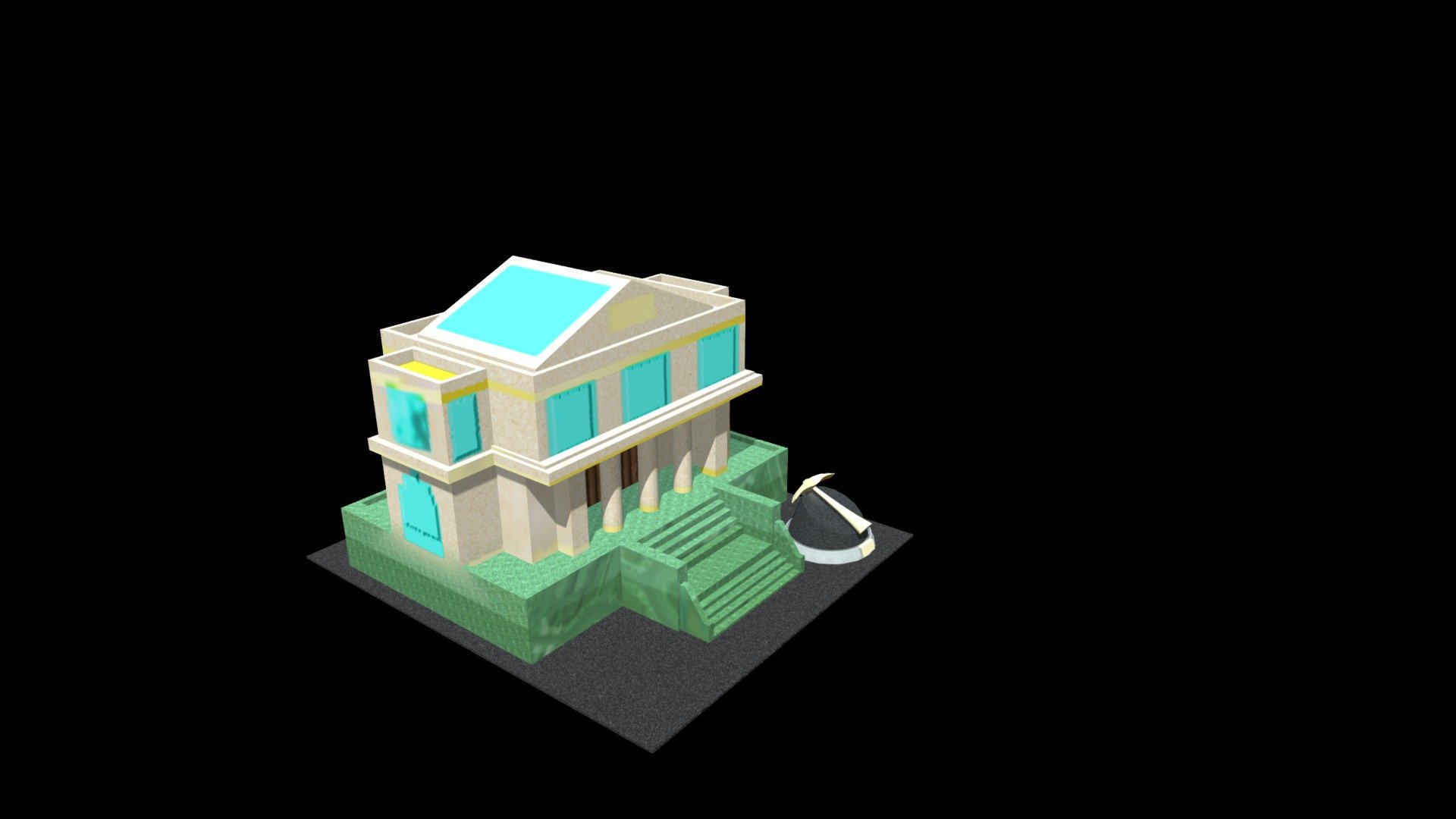 Bank - Download Free 3D model by ubermeisters [b853365] - Sketchfab