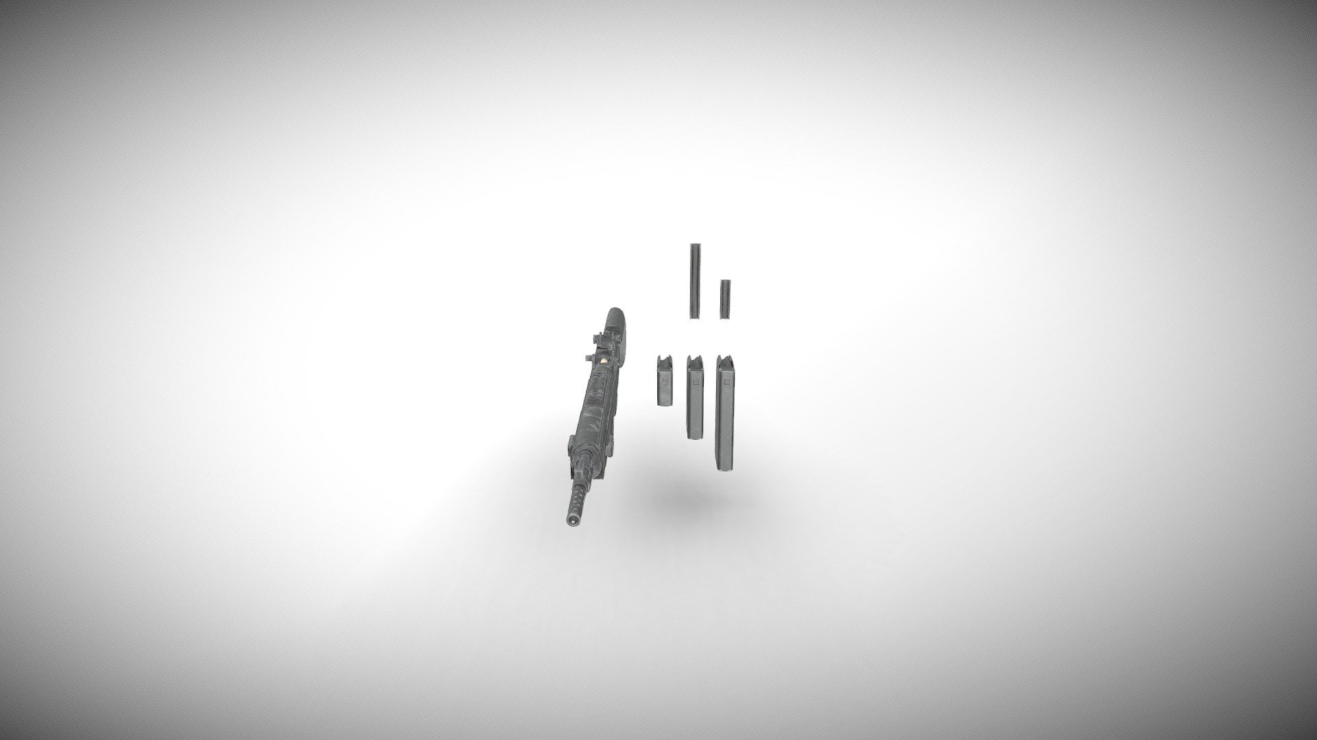 Upgraded M14 rifle - 3D model by dodek1105 [b853ca5] - Sketchfab