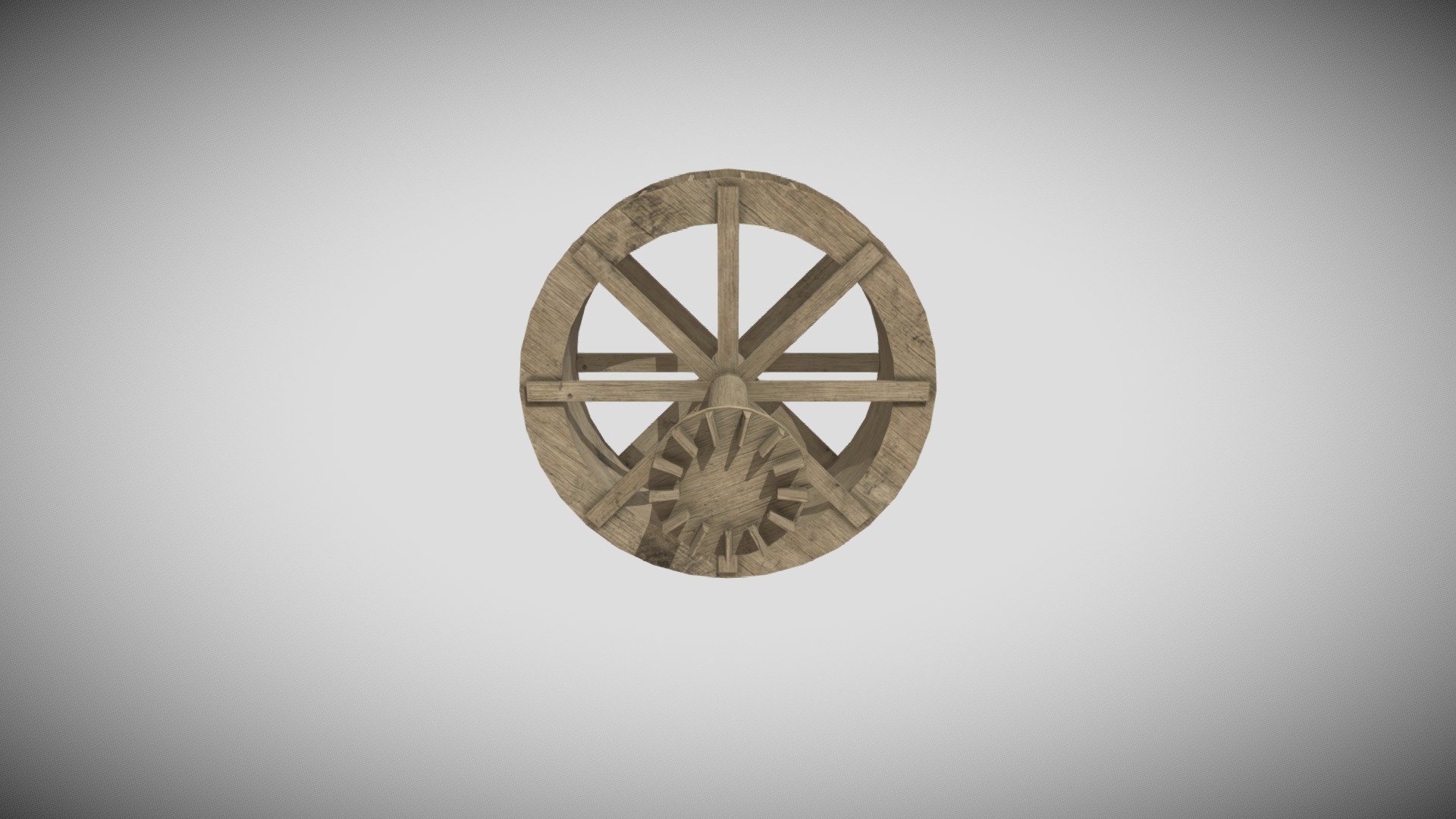 Water Wheel With Cog - Download Free 3D model by lyamborrel [b855246 ...