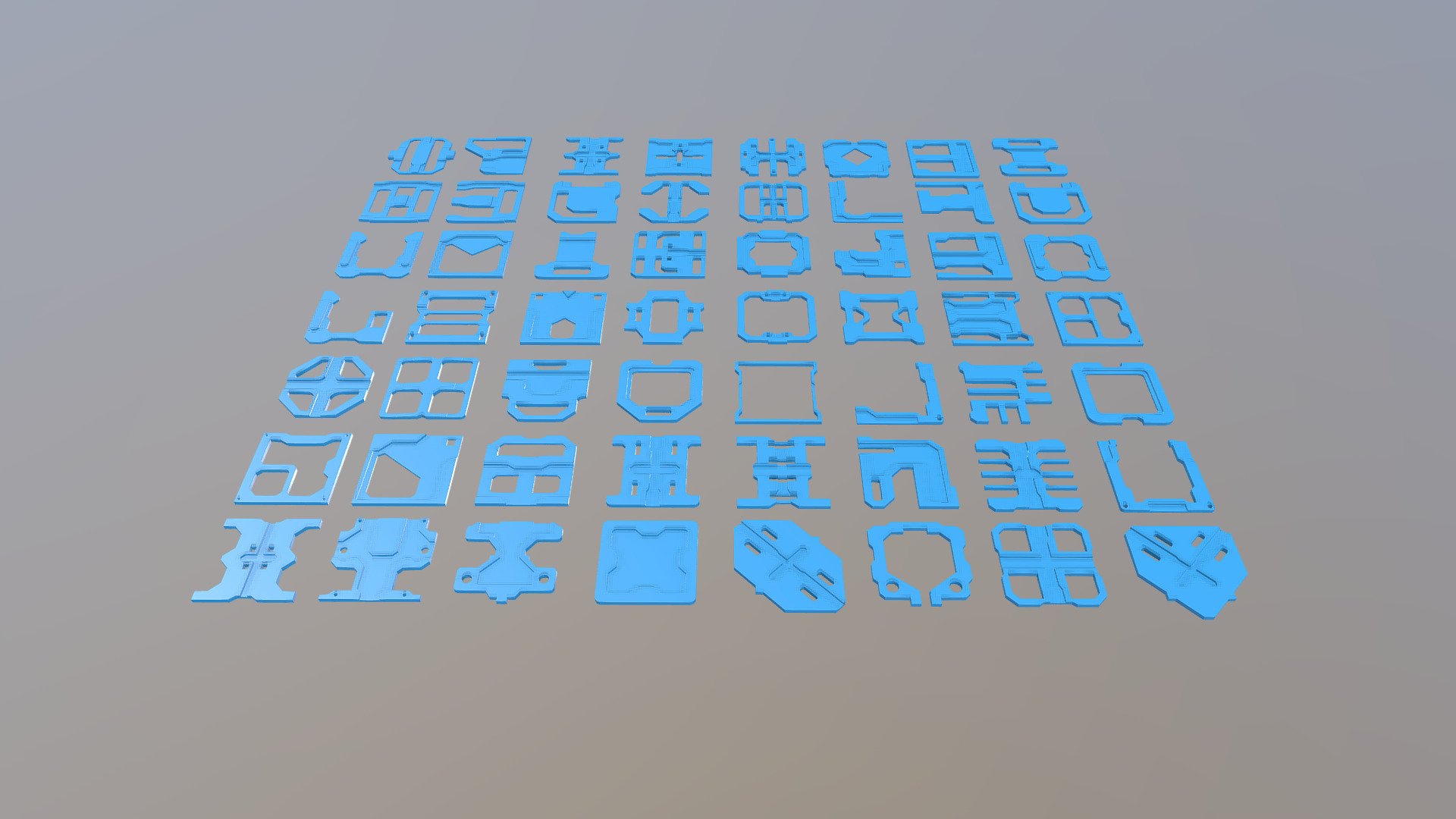 Greeble_Mechanical_Pack1 - 3D model by One Potato Kingdom Studio ...