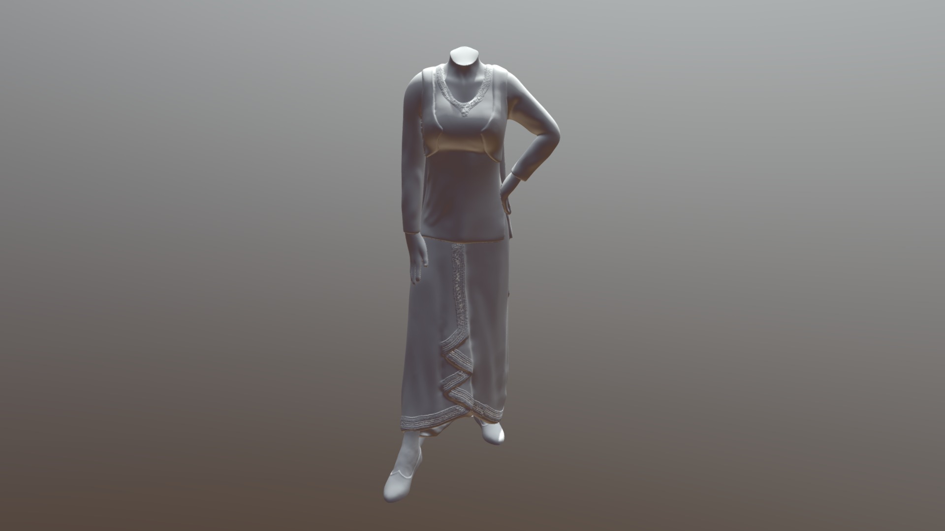 Female Body F27 - 3D model by Selfie360 BobbleShop ...