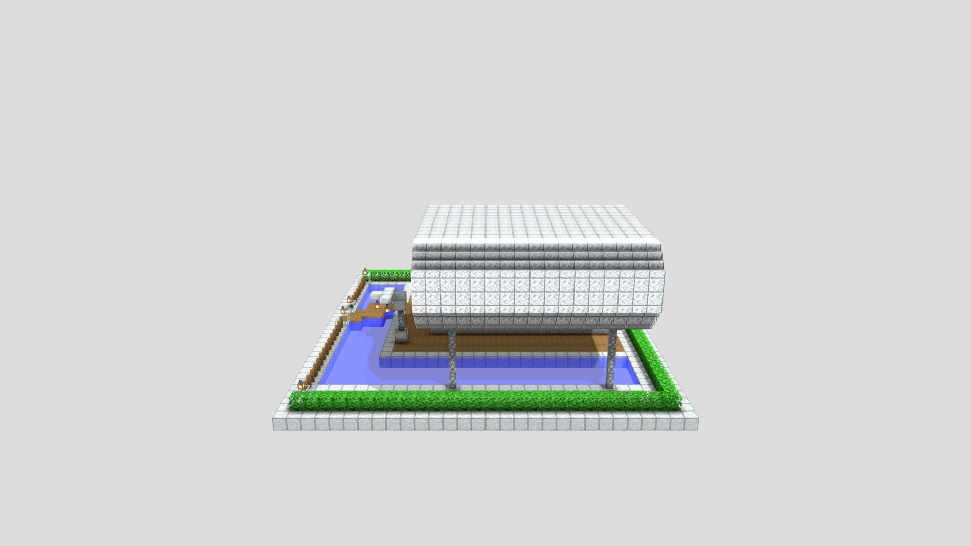 A Building made in Minecraft - Download Free 3D model by binokary ...