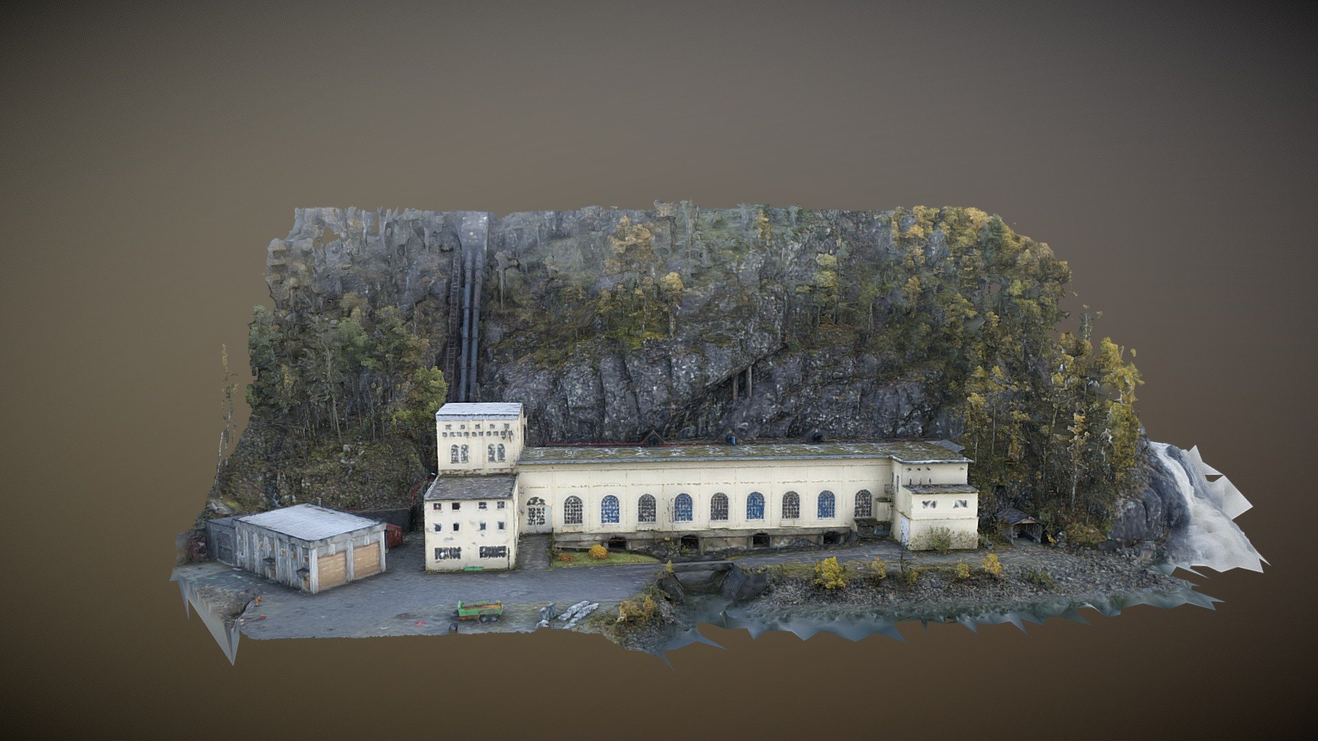 Sauda I kraftverk - Download Free 3D model by Kraftmuseet [b858a46 ...