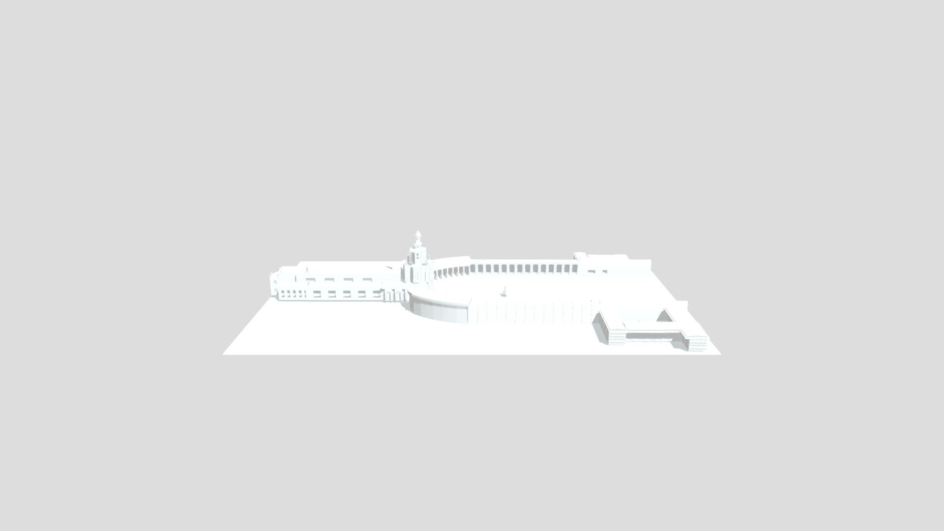 Sanctuary of Our Lady of the Rosary of Fátima - 3D model by ...