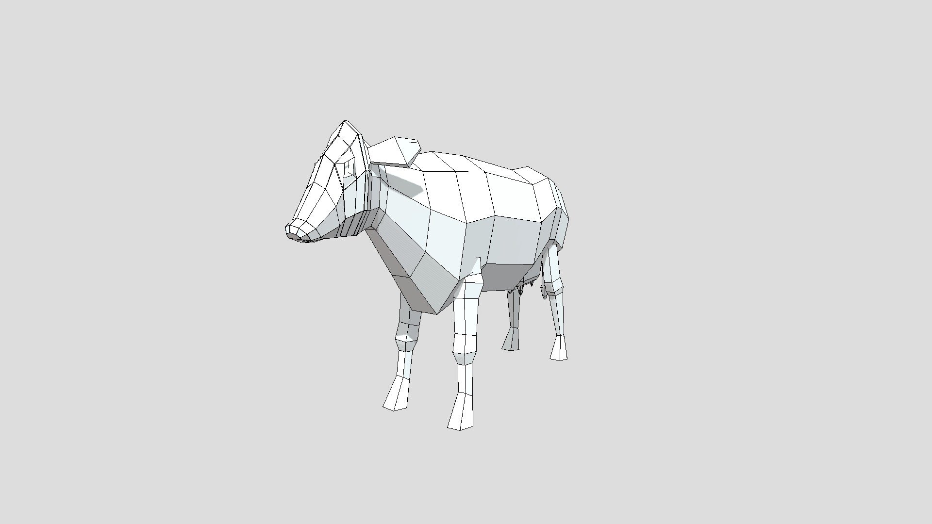 Low poly Cow - 3D model by BenjaFelih (@benjafelih_) [b859c9d] - Sketchfab