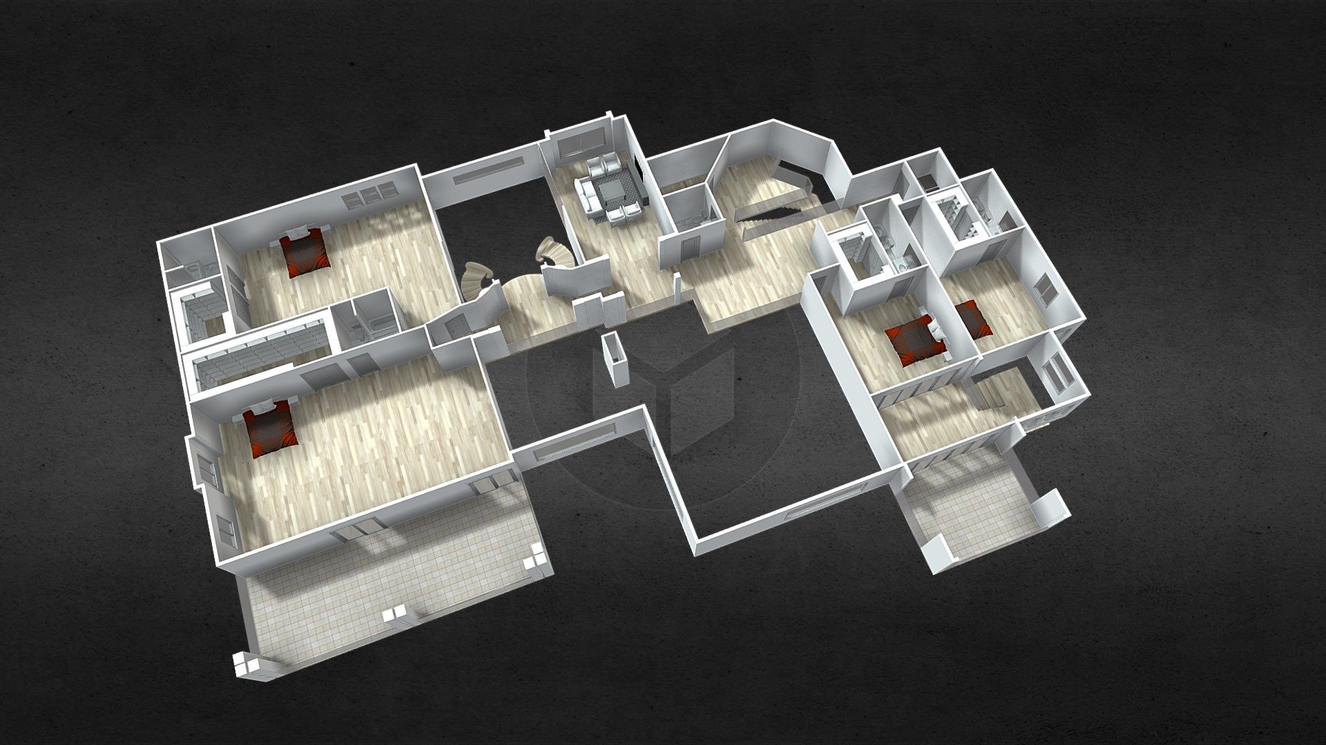 Kelli Clary _2nd floor - 3D model by Render3DQuick [b85aed5] - Sketchfab
