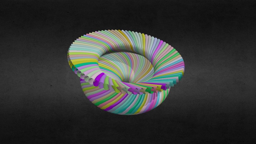 Moving Diffraction Pattern No. 3 - 3D model by harshad.paranjape ...