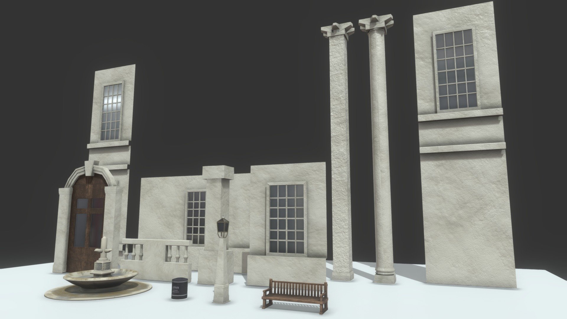 Modular building - 3D model by Luke.G (@LukeCG) [b85c415] - Sketchfab