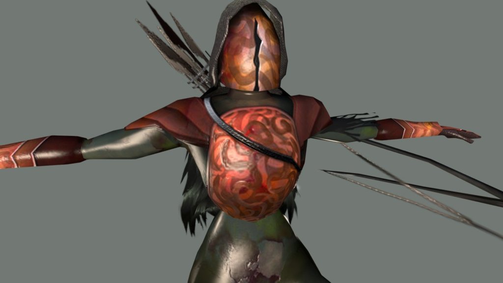 No-name Creature - 3D model by David Fuentes (@daei) [b85cc18] - Sketchfab