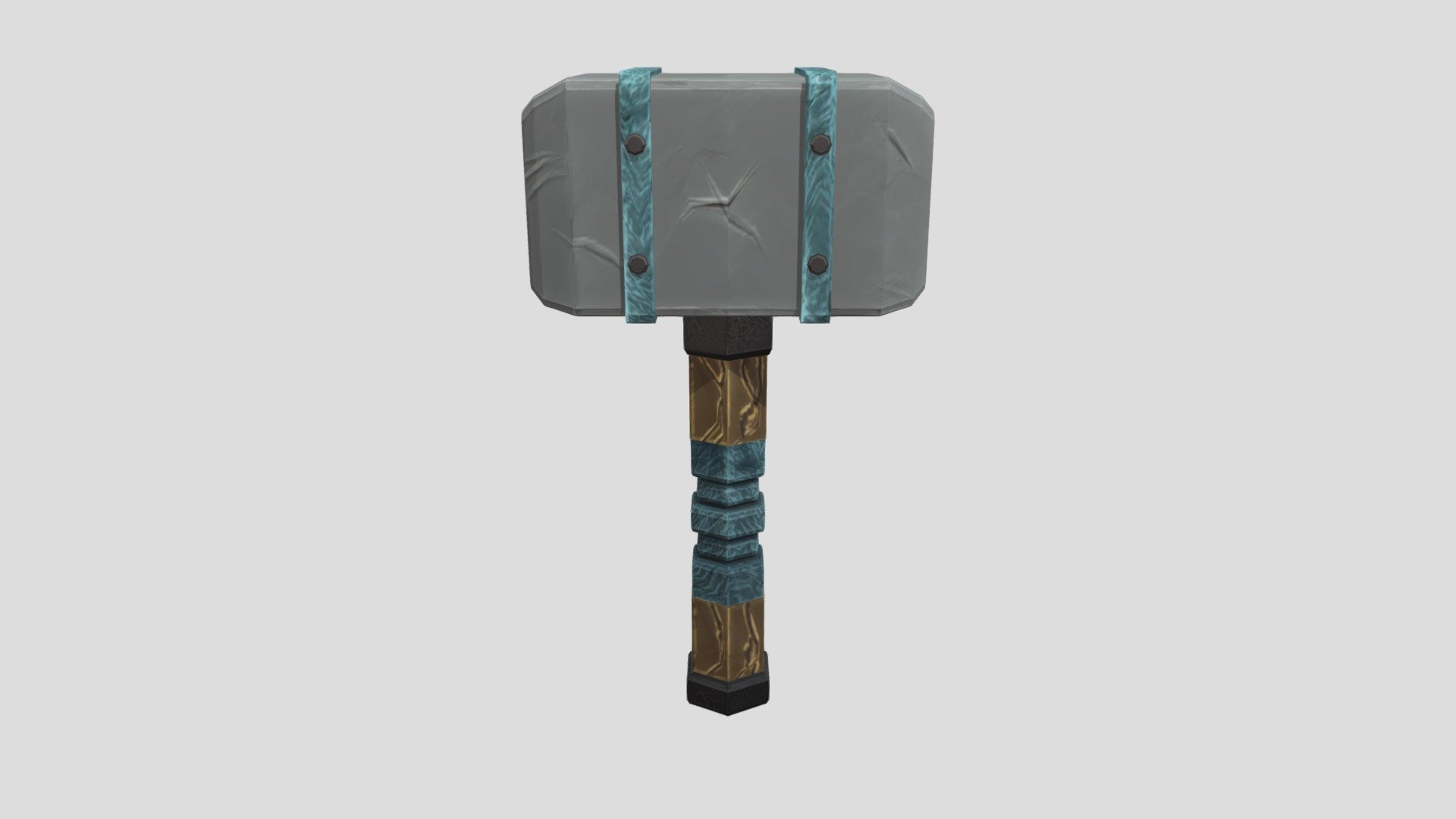 Stylized Fantasy Hammer - 3D model by Sobota [b85d954] - Sketchfab