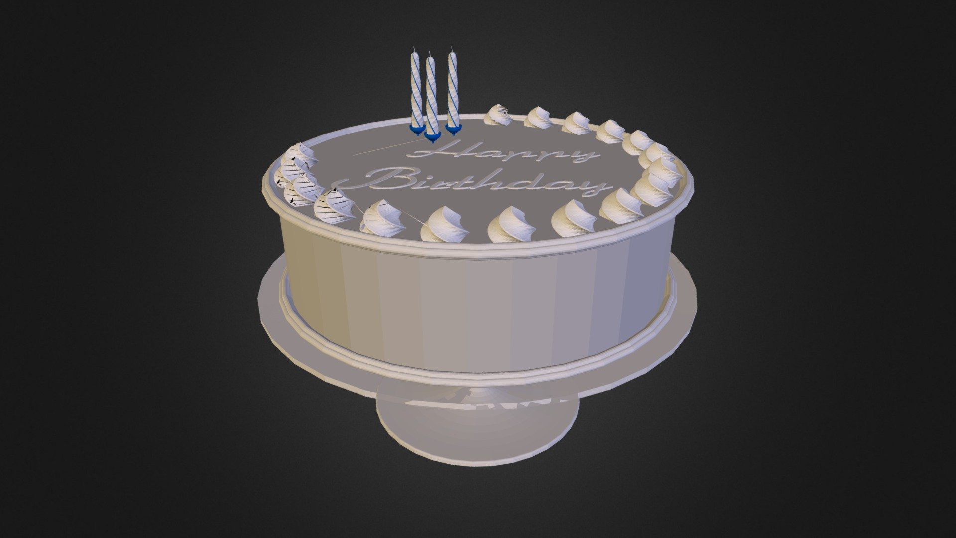 Cake N090409.3ds - 3D model by dekpient [b85dc96] - Sketchfab