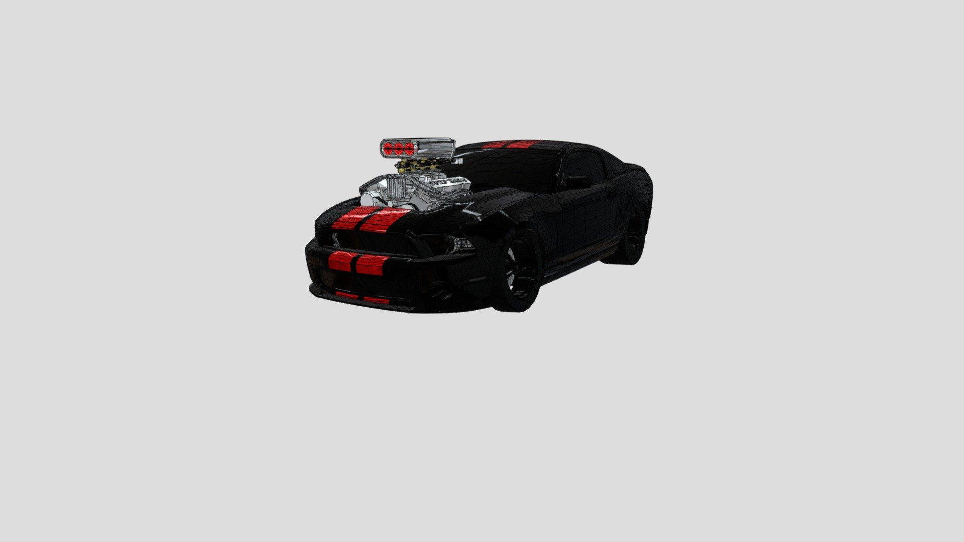 Shelby Mustang 2010 - Download Free 3D model by Emmanual Robinson, Jr ...