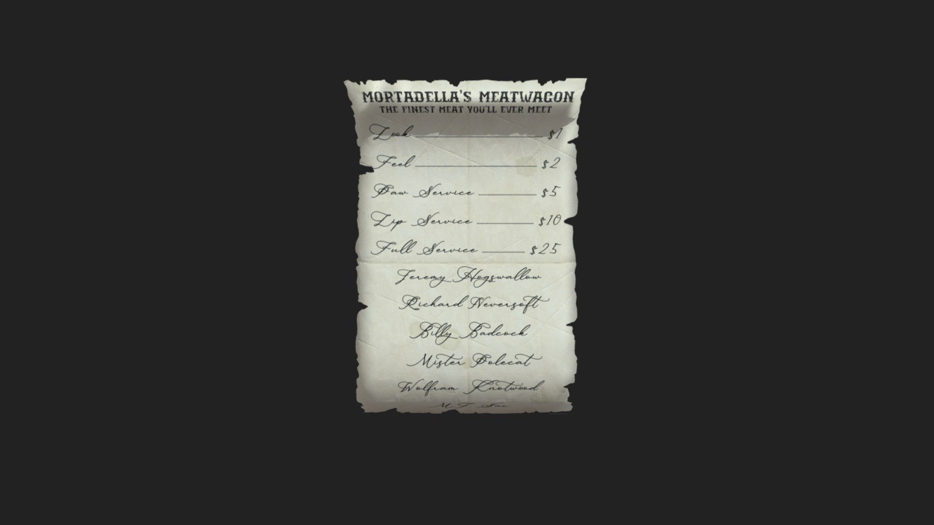 Handbill - 3D model by welovekah [b85facc] - Sketchfab