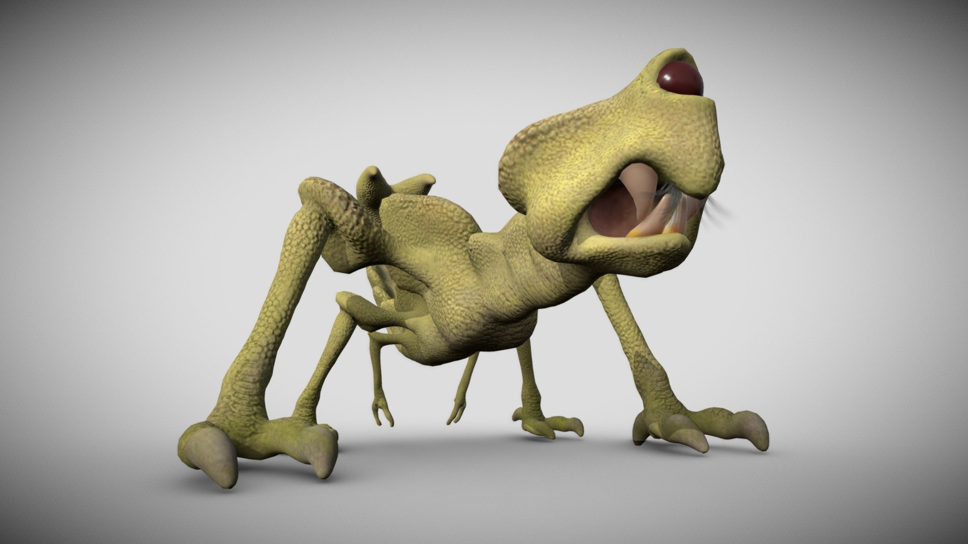 Marble Eye'ed Monster - 3D model by Jonathan Young (@sketchdoc ...