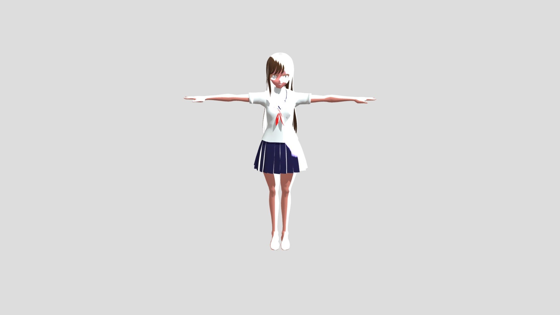 Pre Rigged Anime girl - Download Free 3D model by kiliritongs [b8619ae ...
