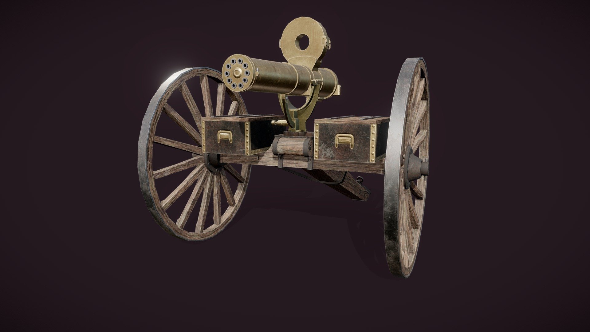 Gutling Gun Colt 1883 - Buy Royalty Free 3D model by Kirhl [b863d58 ...