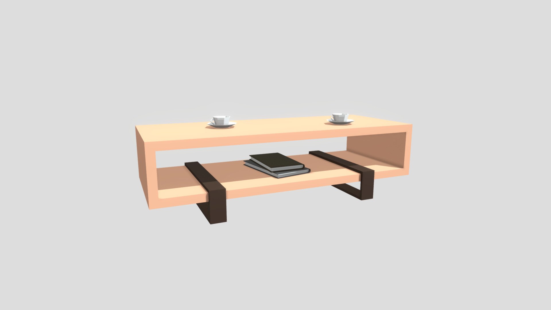 Low Poly Coffee table - Download Free 3D model by Alex (@Alex_XIV ...